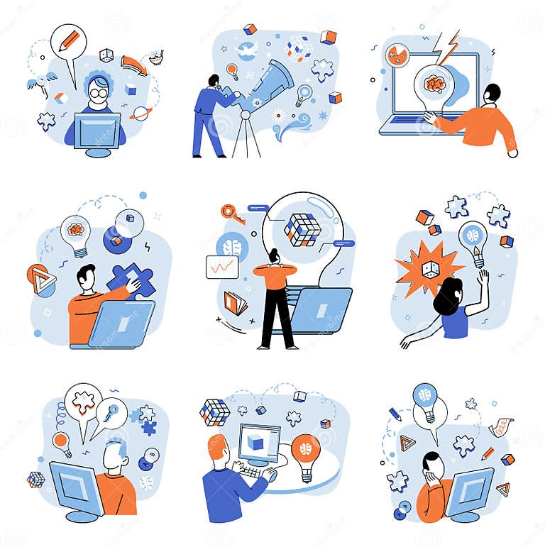 Creative Thinking. it is Map Charts Course, Navigating through ...