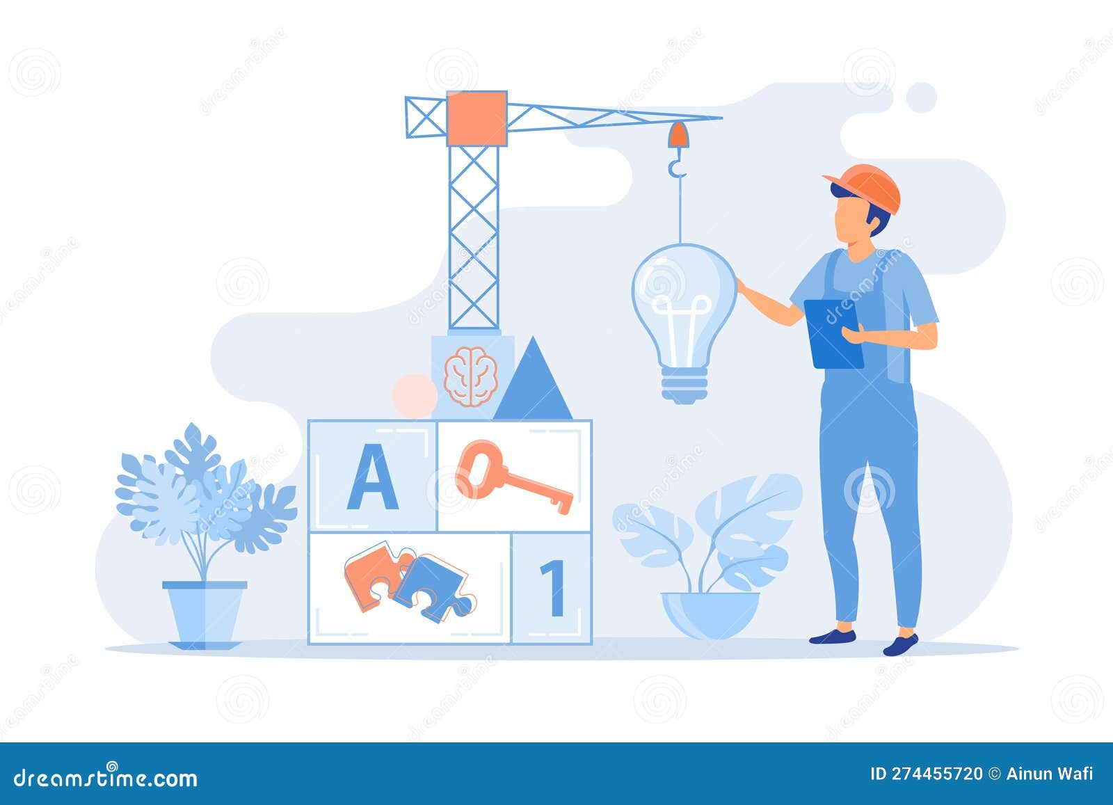 Creative Thinking. People with Different Mental Mindset Types or Model ...