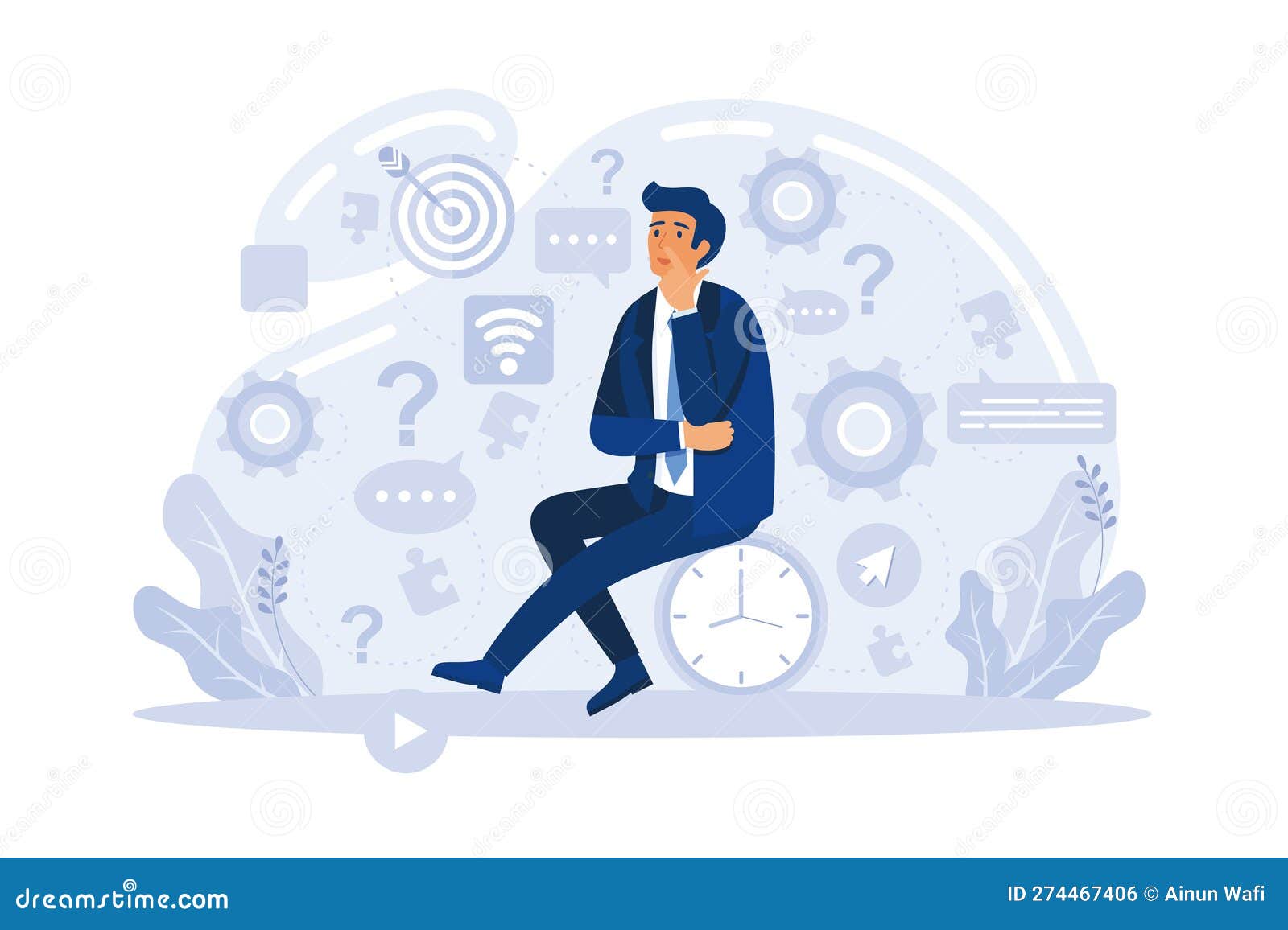 Creative Thinking. People with Different Mental Mindset Types or Model ...