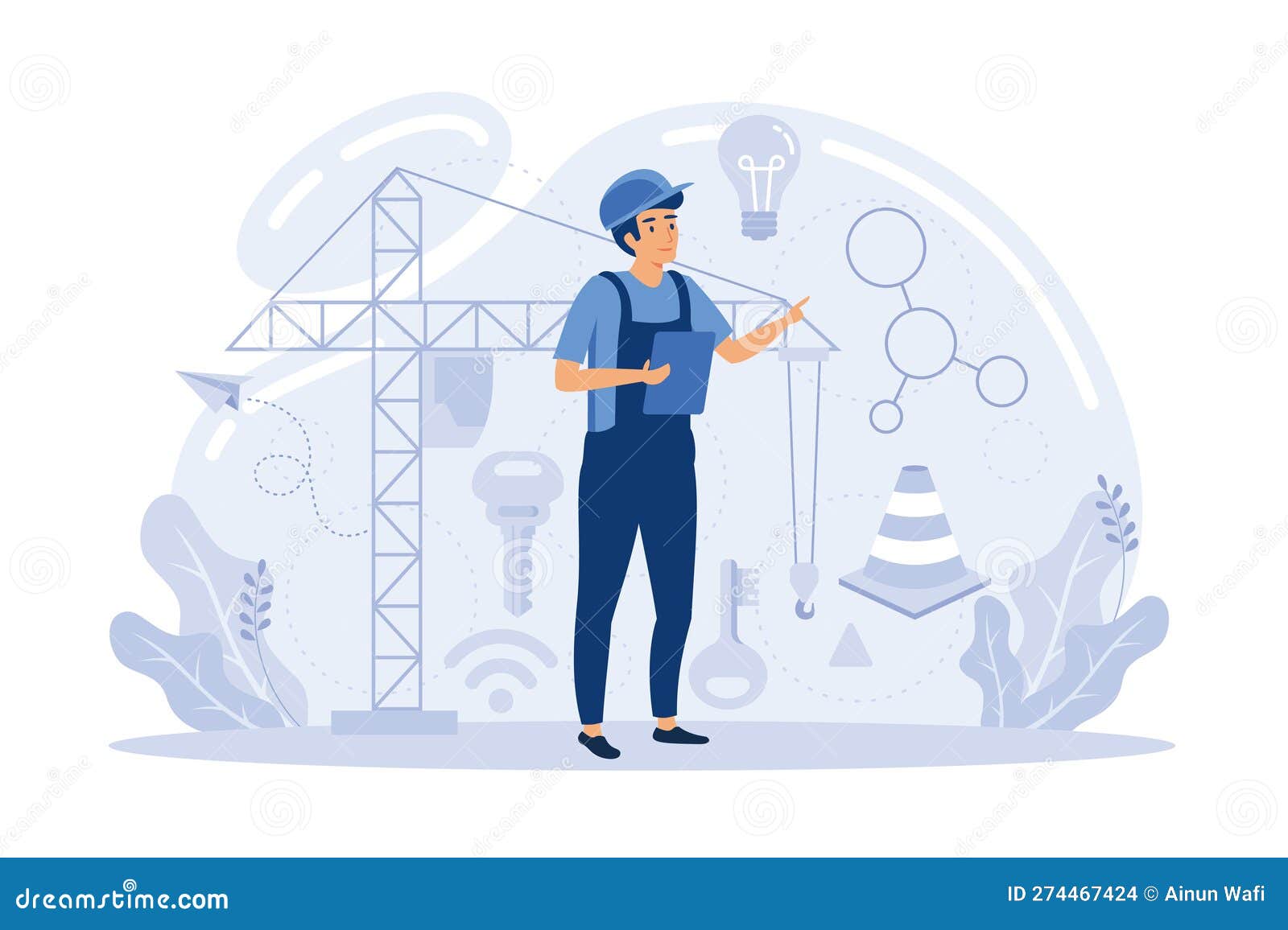 Creative Thinking. People with Different Mental Mindset Types or Model ...