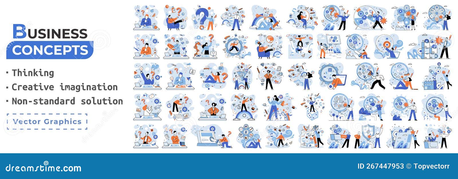 Creative Thinking. People Different Mental Mindset Types or Models ...