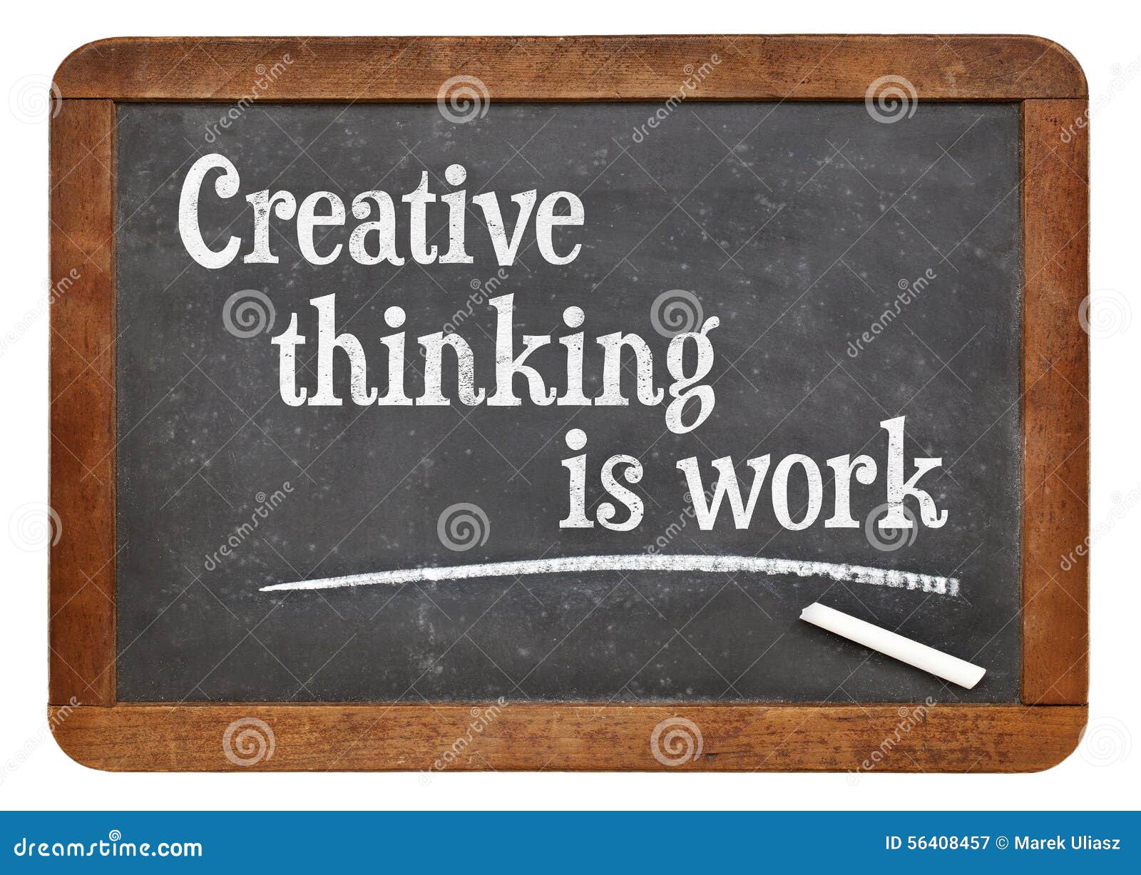 Creative thinking is work stock image. Image of creativity - 56408457