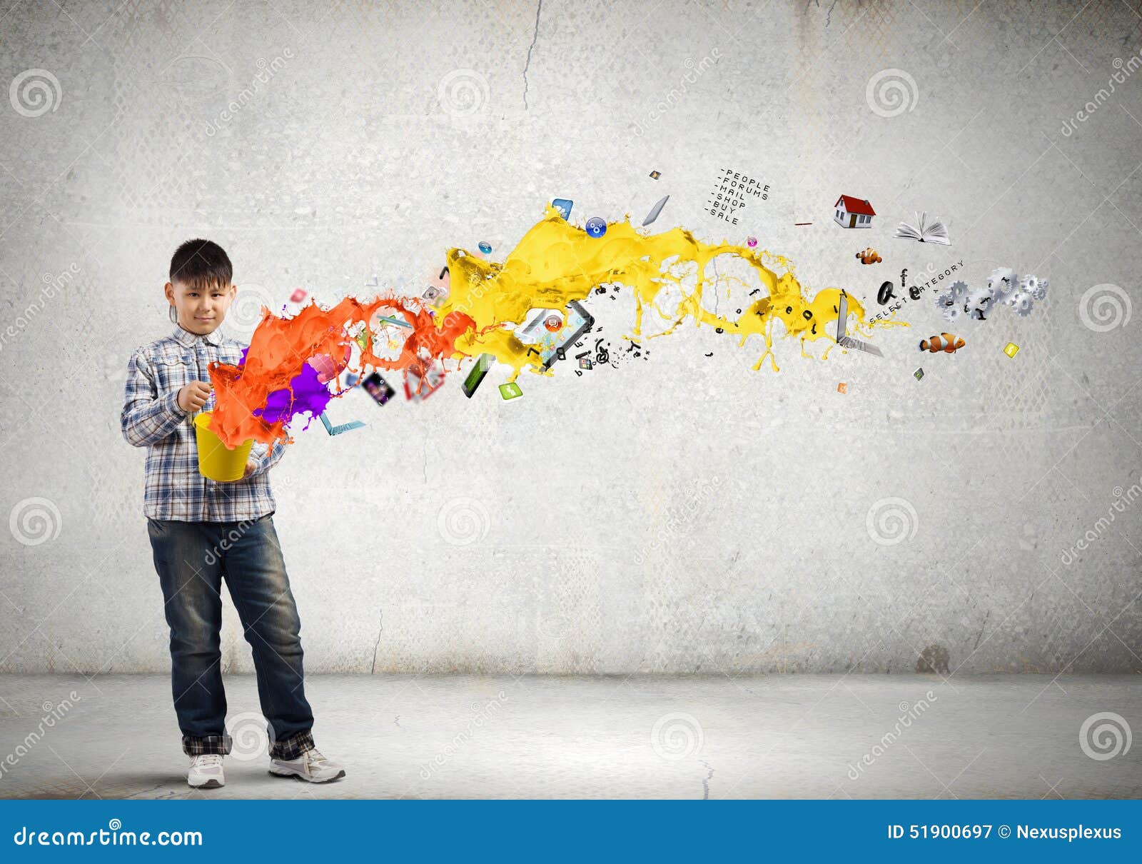 Creative thinking stock image. Image of creativity, expession - 51900697