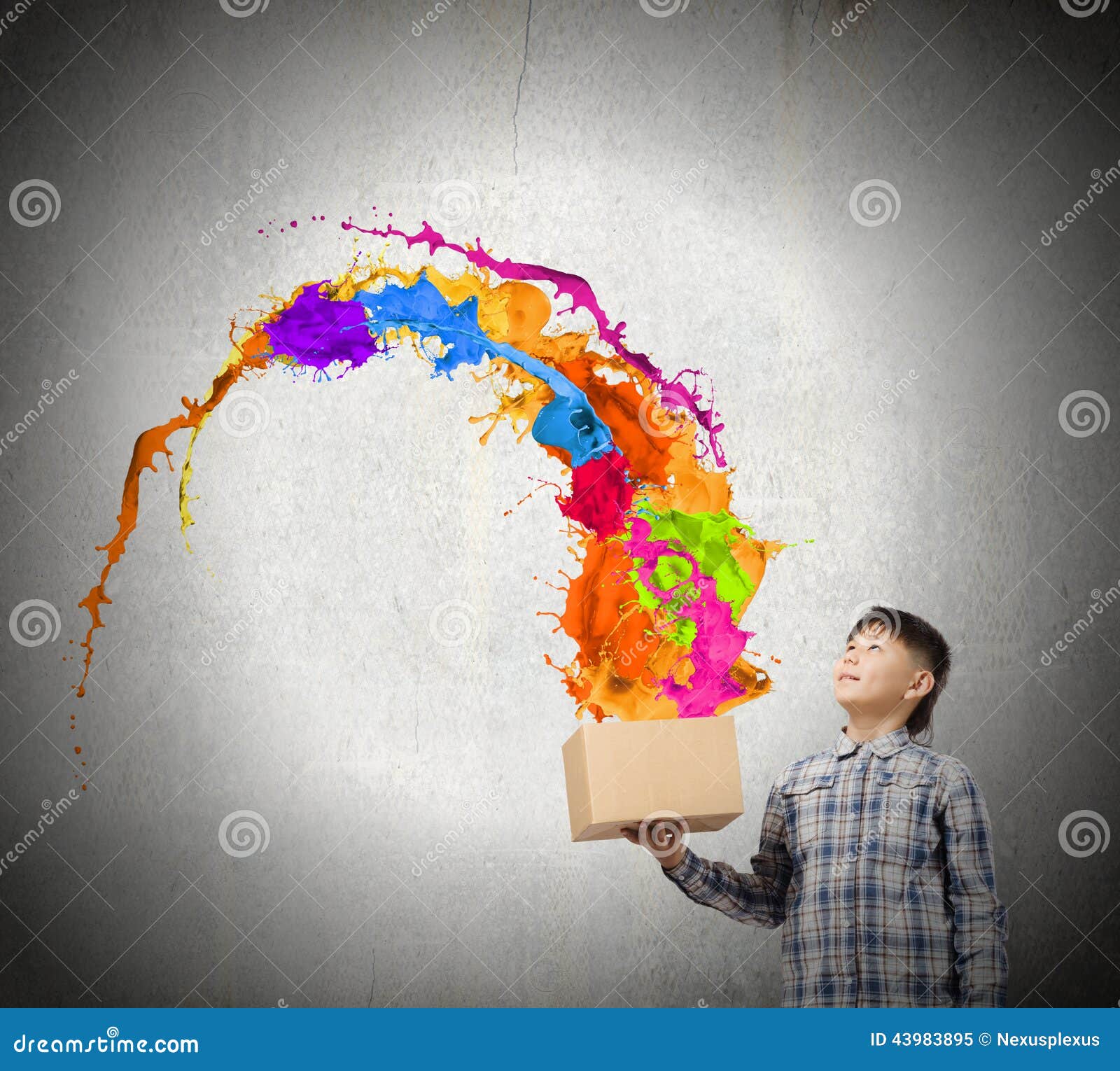 Creative thinking stock image. Image of painted, emotions - 43983895