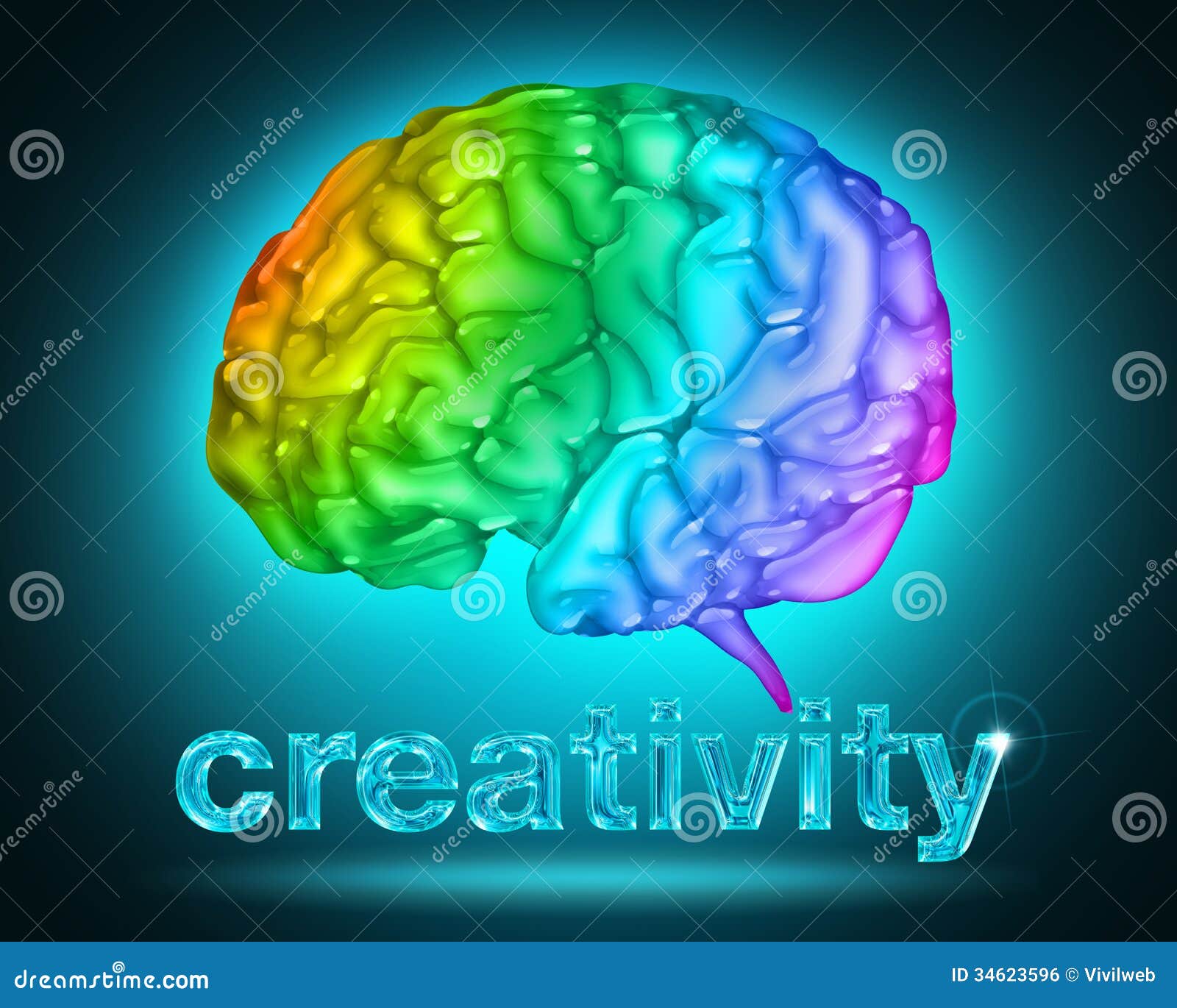 Creative thought stock illustration. Illustration of artistic - 34623596