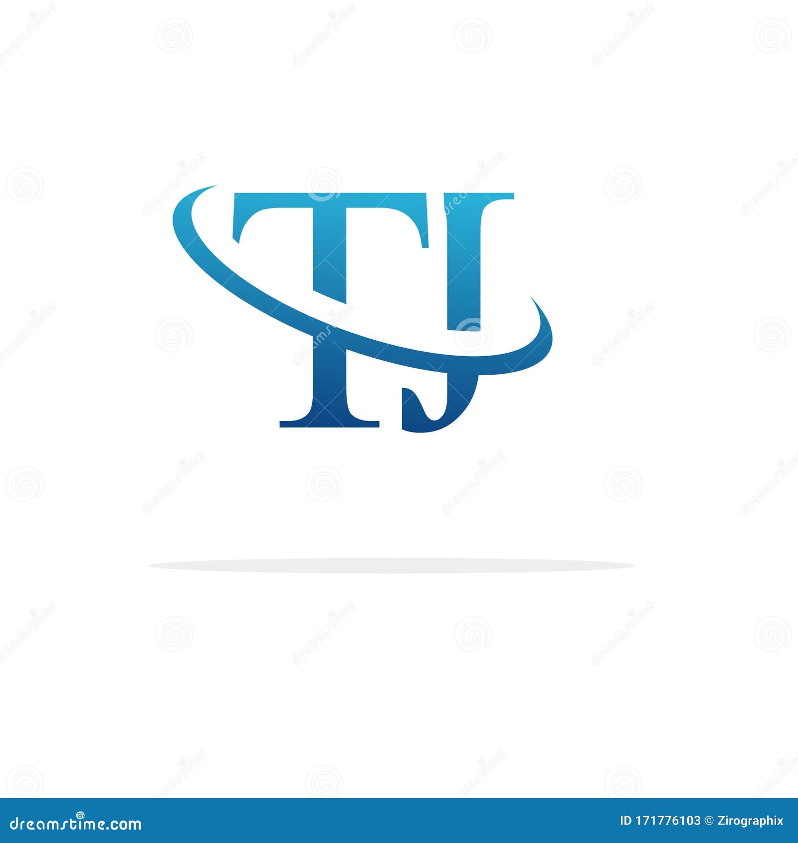 Creative TJ Logo Icon Design Stock Vector - Illustration of creative ...
