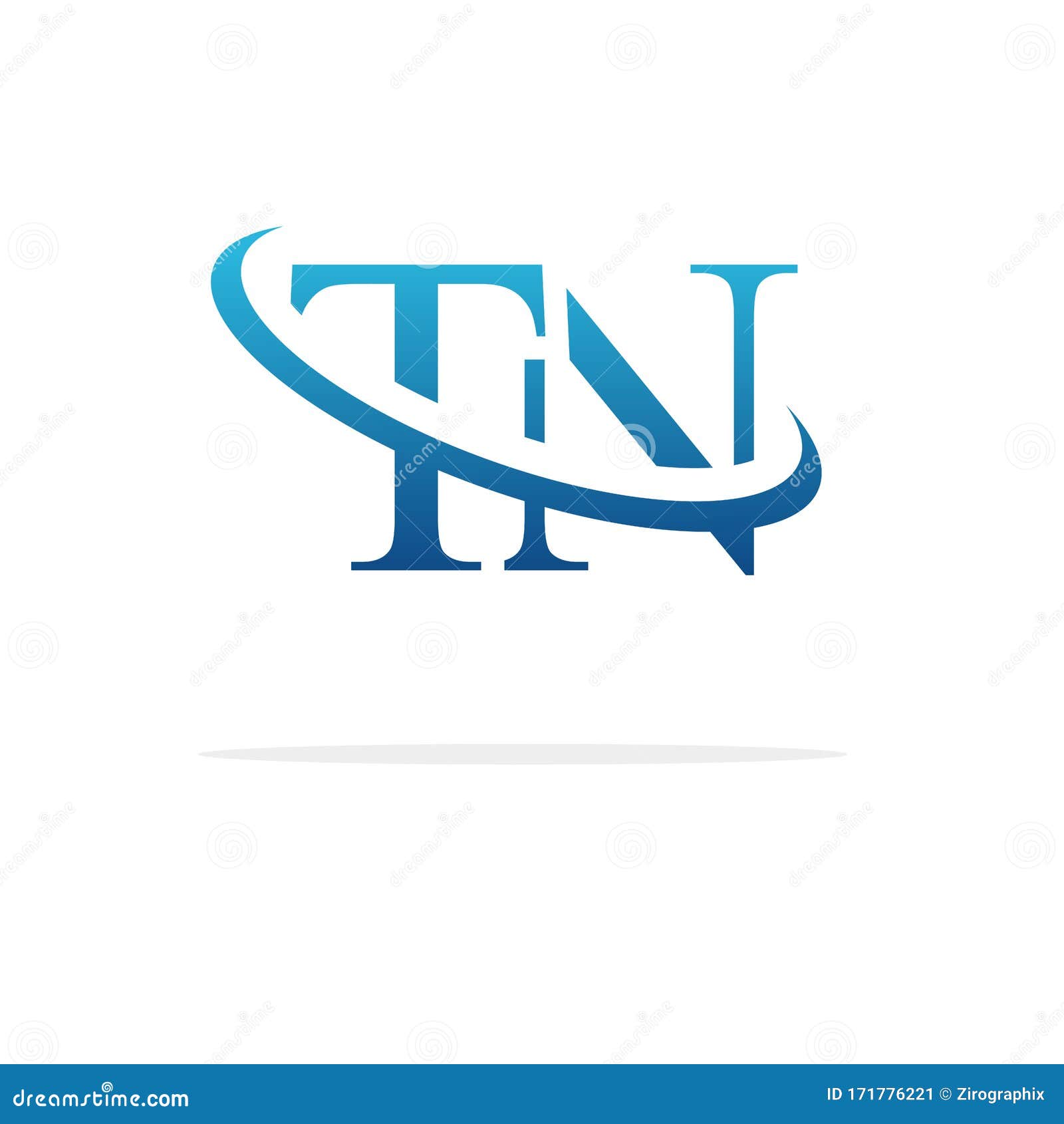 Tn Logo / Letter Tn Logo Icon Design Template Elements Lizenzfrei ...
