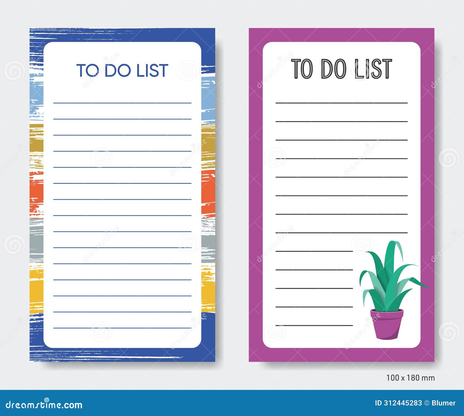 Creative To Do List Set Vector Illustration Stock Vector - Illustration ...