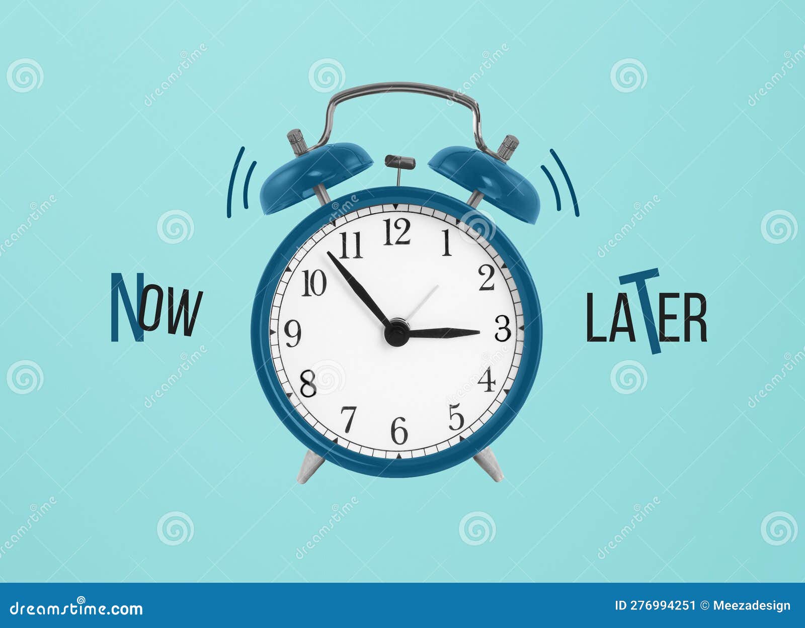 Creative Top View Flat Lay of Alarm Clock with Words about Doing Tasks ...