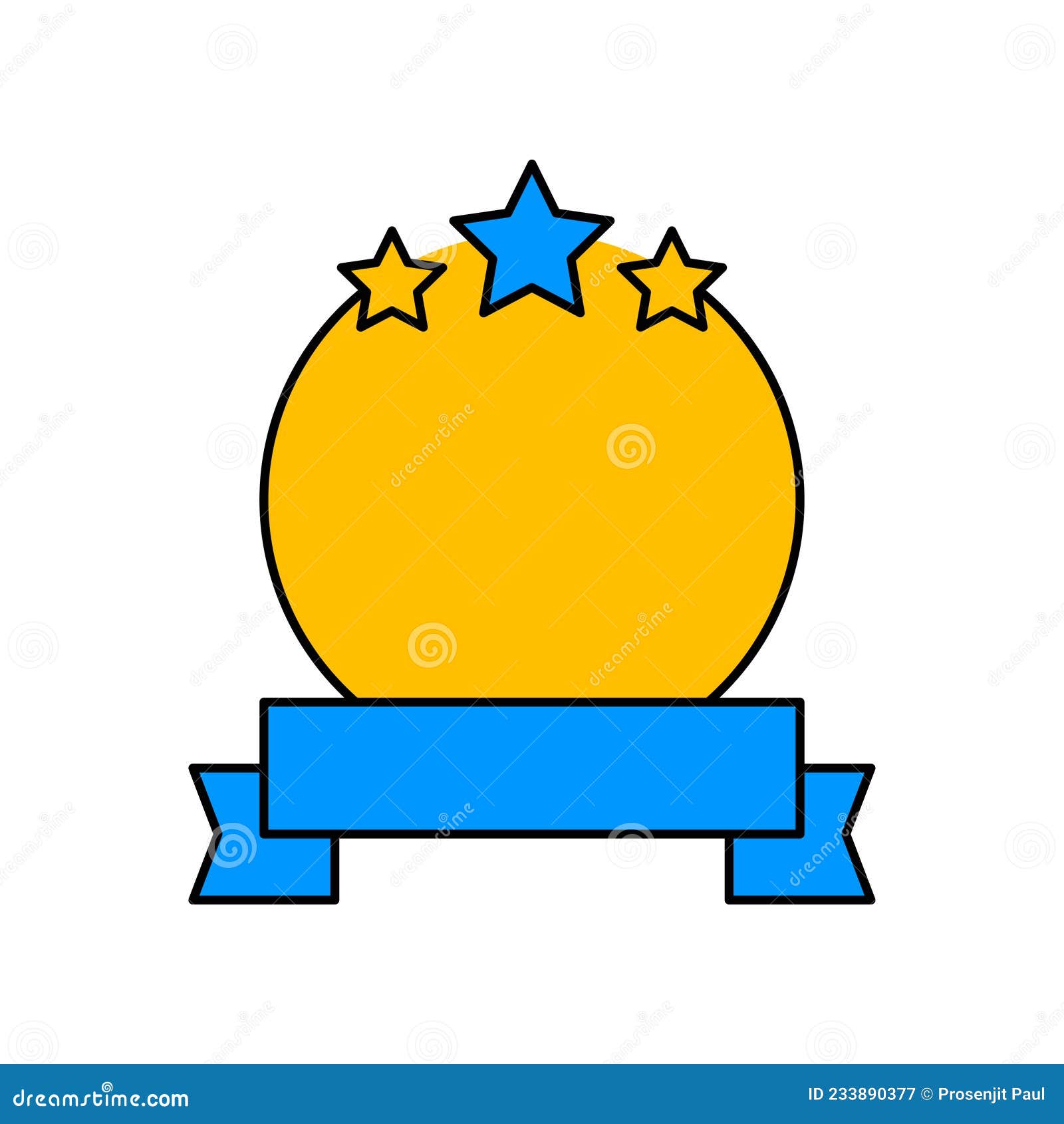 Creative Topper Award Trophy Icon Stock Vector - Illustration of rank ...