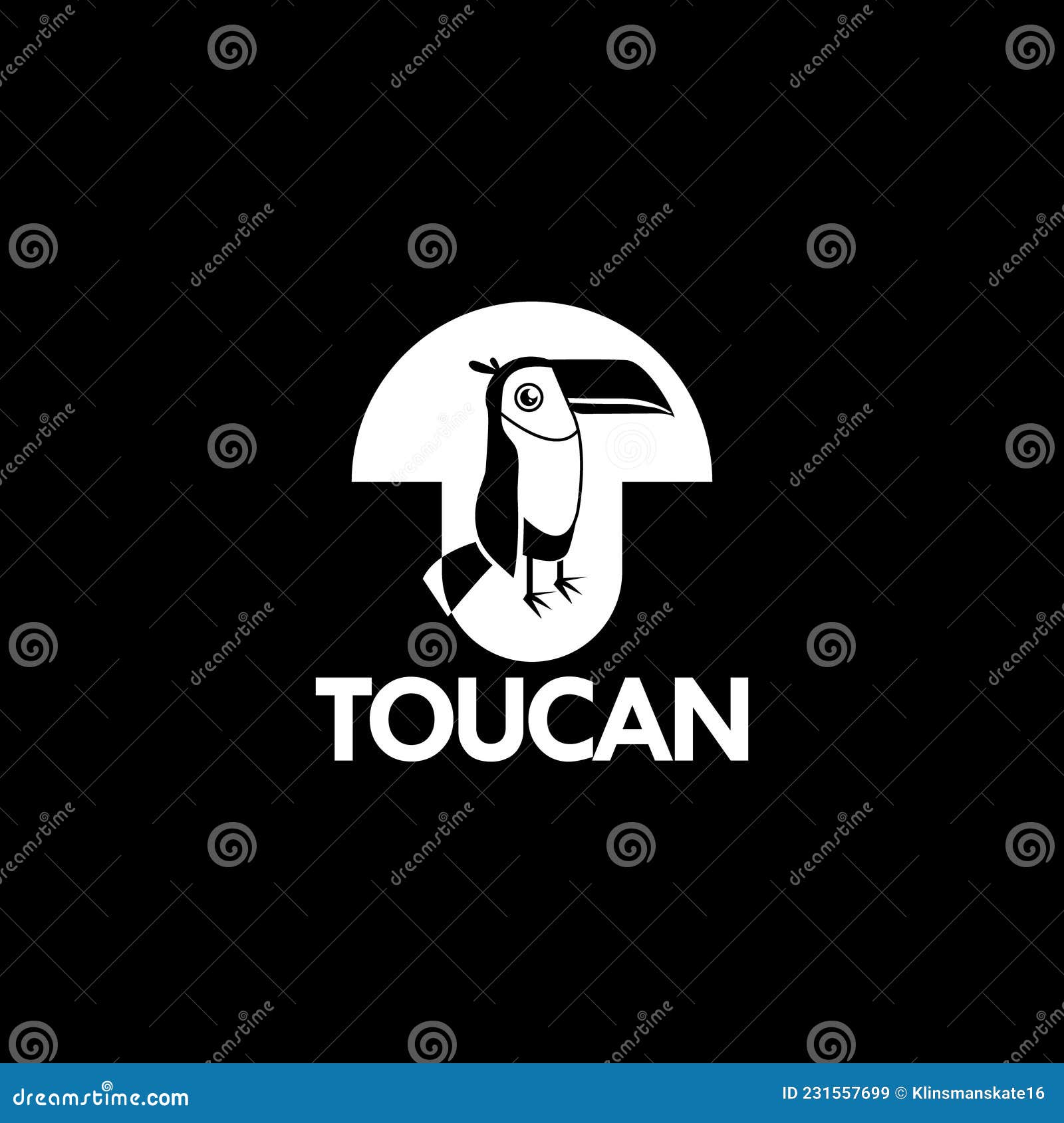 Creative Toucan Logo Design Template Stock Vector - Illustration of ...