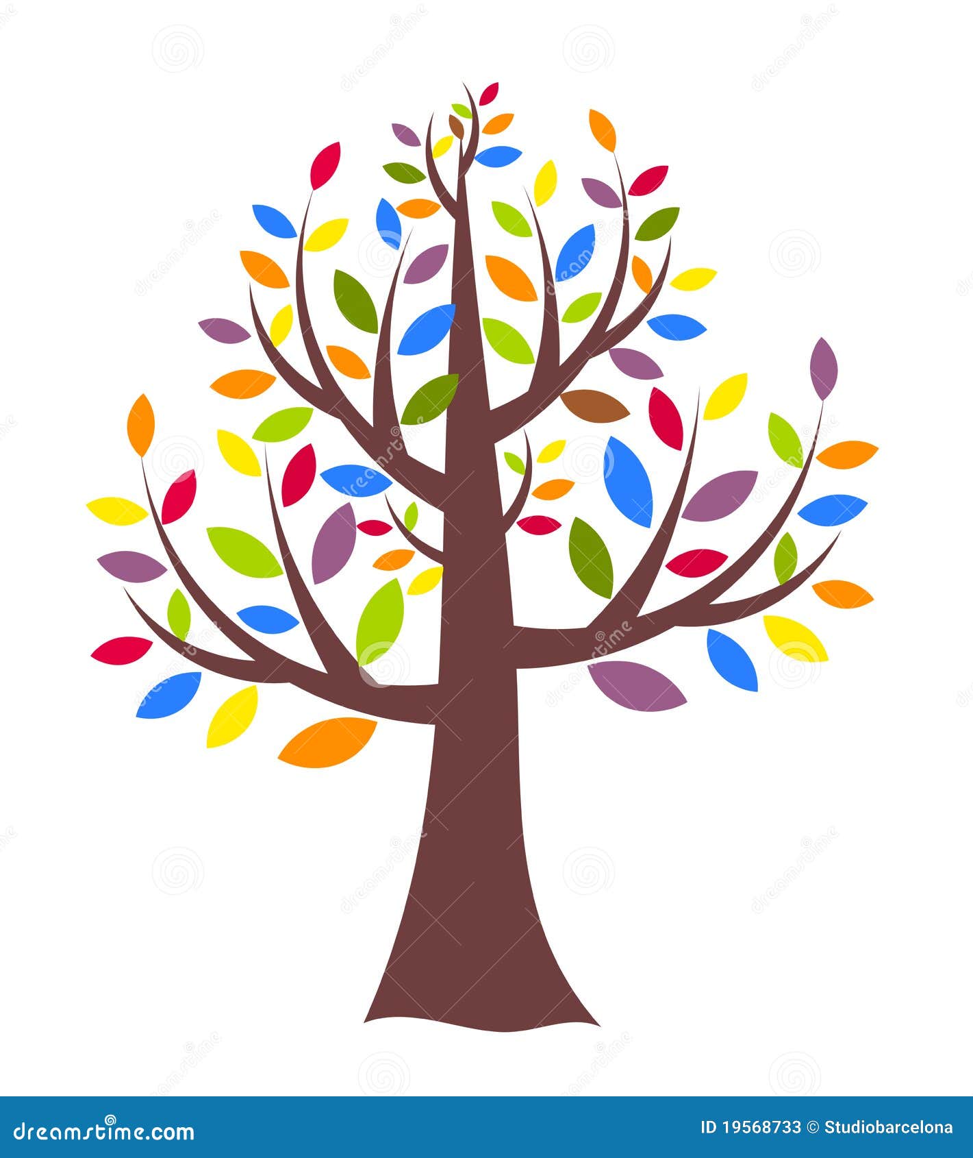 Creative tree stock vector. Illustration of fairy, environment - 19568733