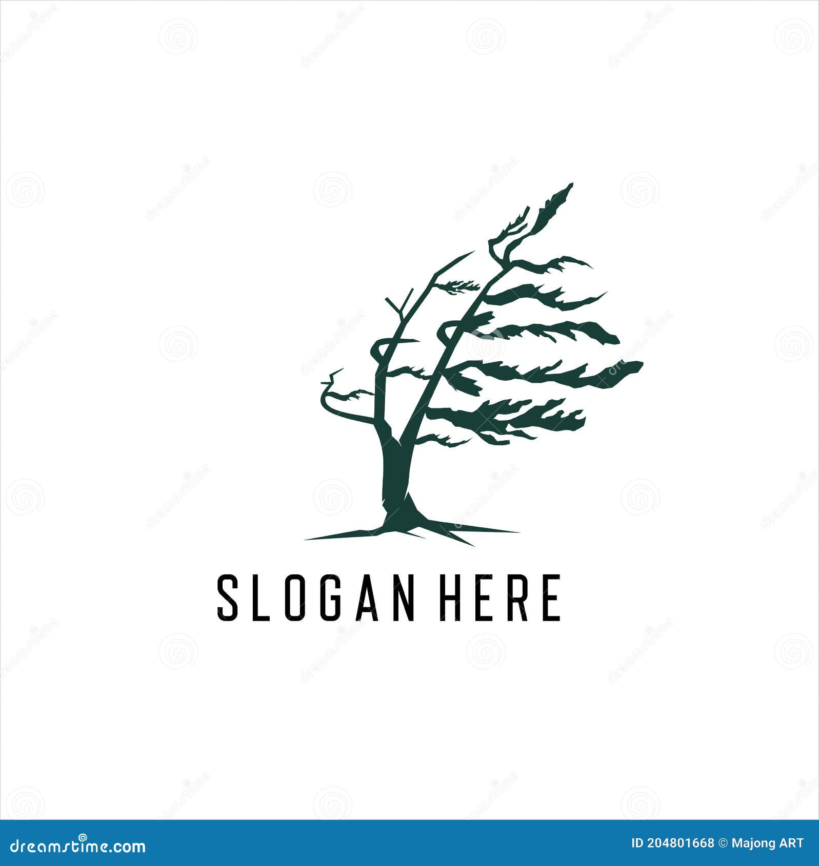 Creative Tree Logo. Modern Design Stock Vector - Illustration of ...