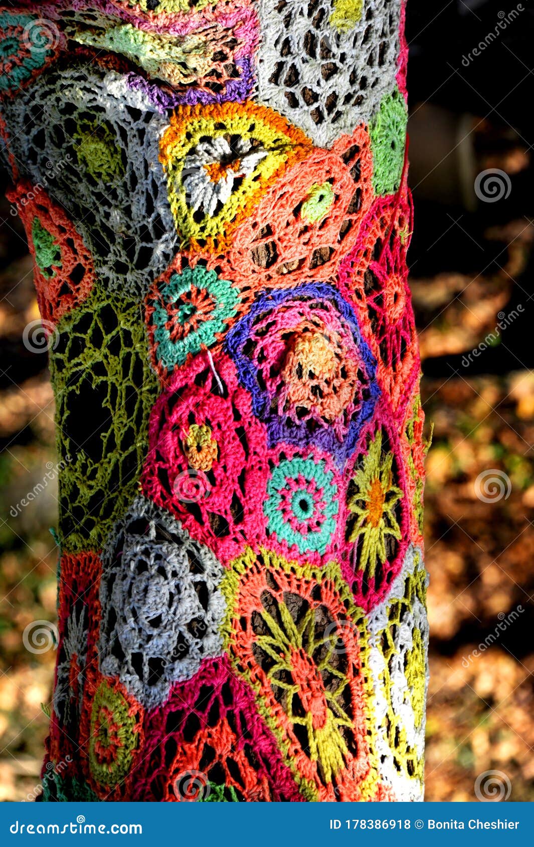 Creative Tree Wrapping stock photo. Image of colorful - 178386918