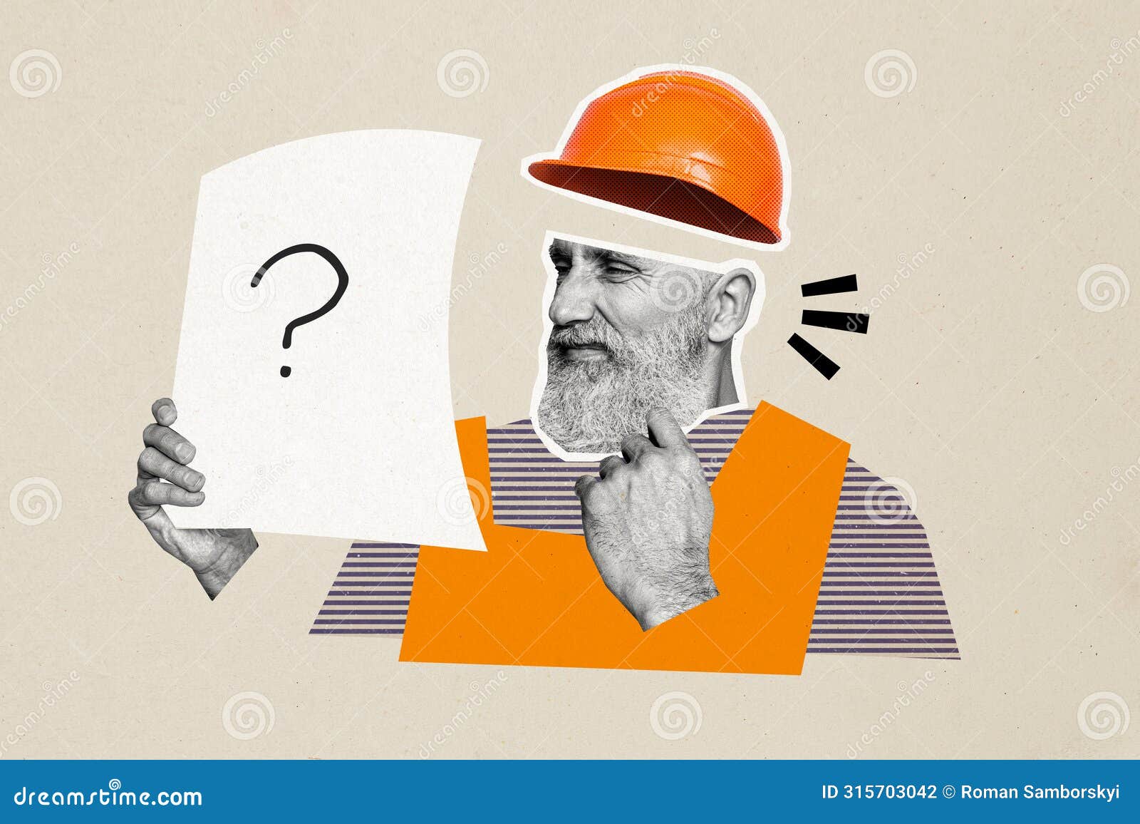 Creative Trend Collage of Old Builder Building Plan Question Task ...