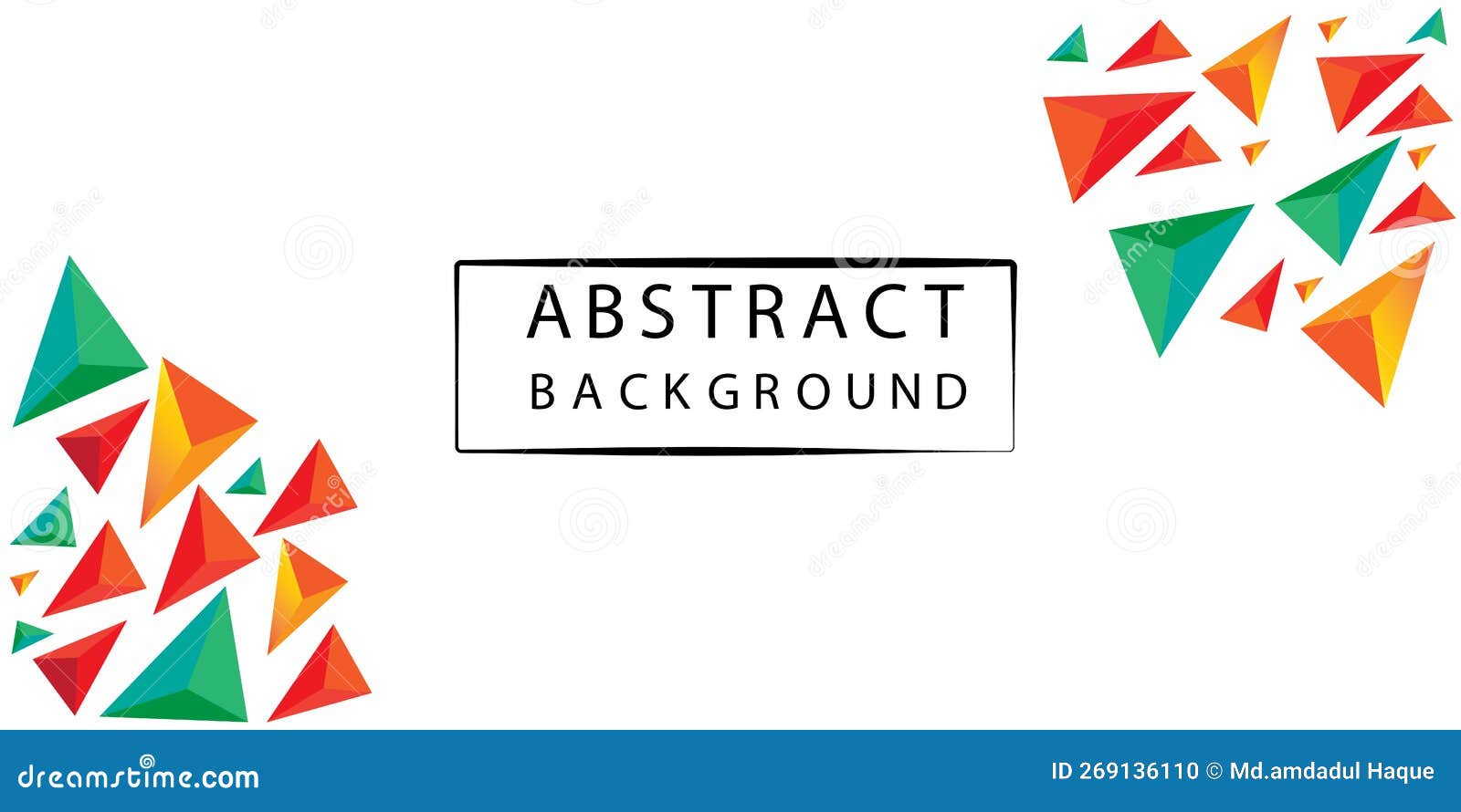 Creative Triangle Shape Background Design Stock Illustration ...