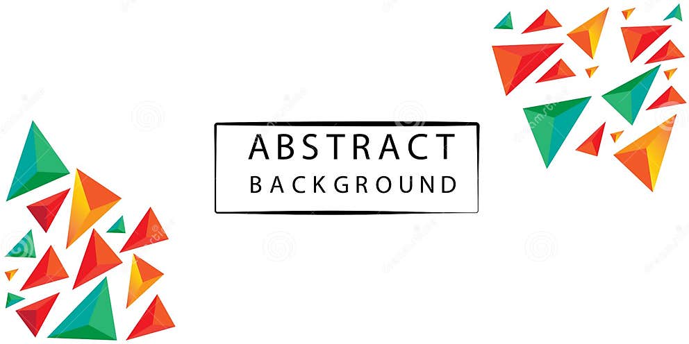 Creative Triangle Shape Background Design Stock Illustration ...
