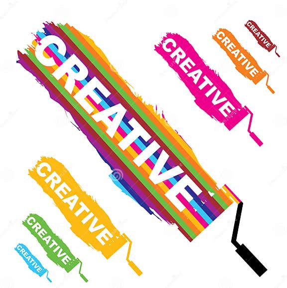 Creative type stock vector. Illustration of crayon, colorful - 9594111