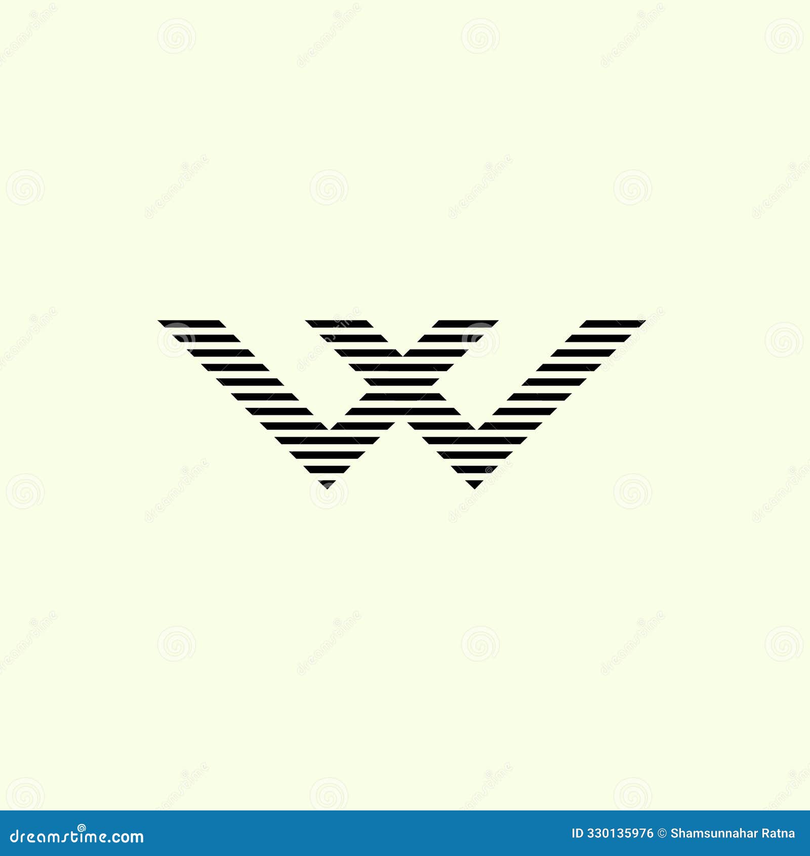 Creative Unique Black and White Line W Logo Stock Vector - Illustration ... Creative Unique Black and White Line W Logo Stock Vector - Illustration ...