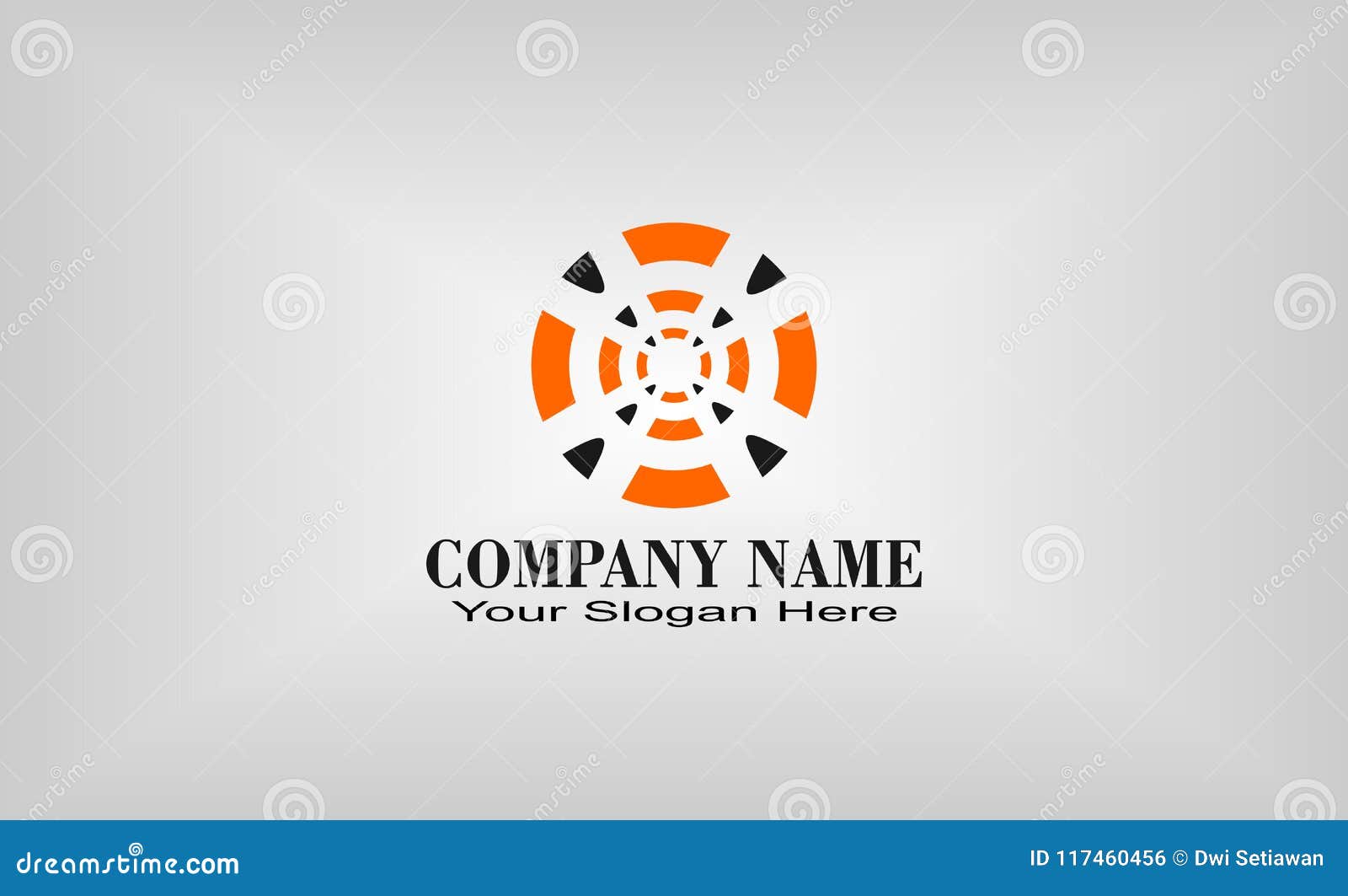 Unique Circle Music Logo Design Cartoon Vector | CartoonDealer.com ...