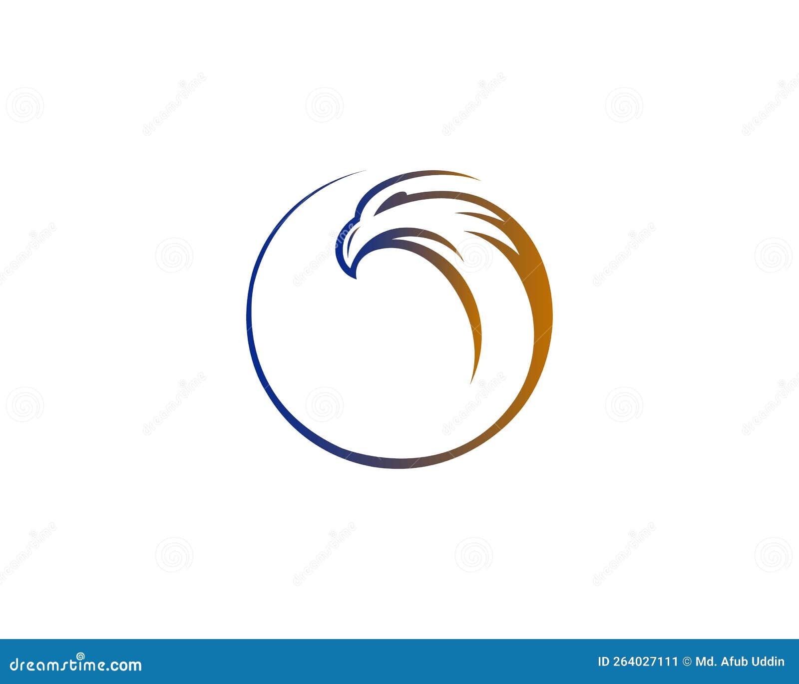 Creative Unique Eagle Logo Design Stock Vector - Illustration of ...