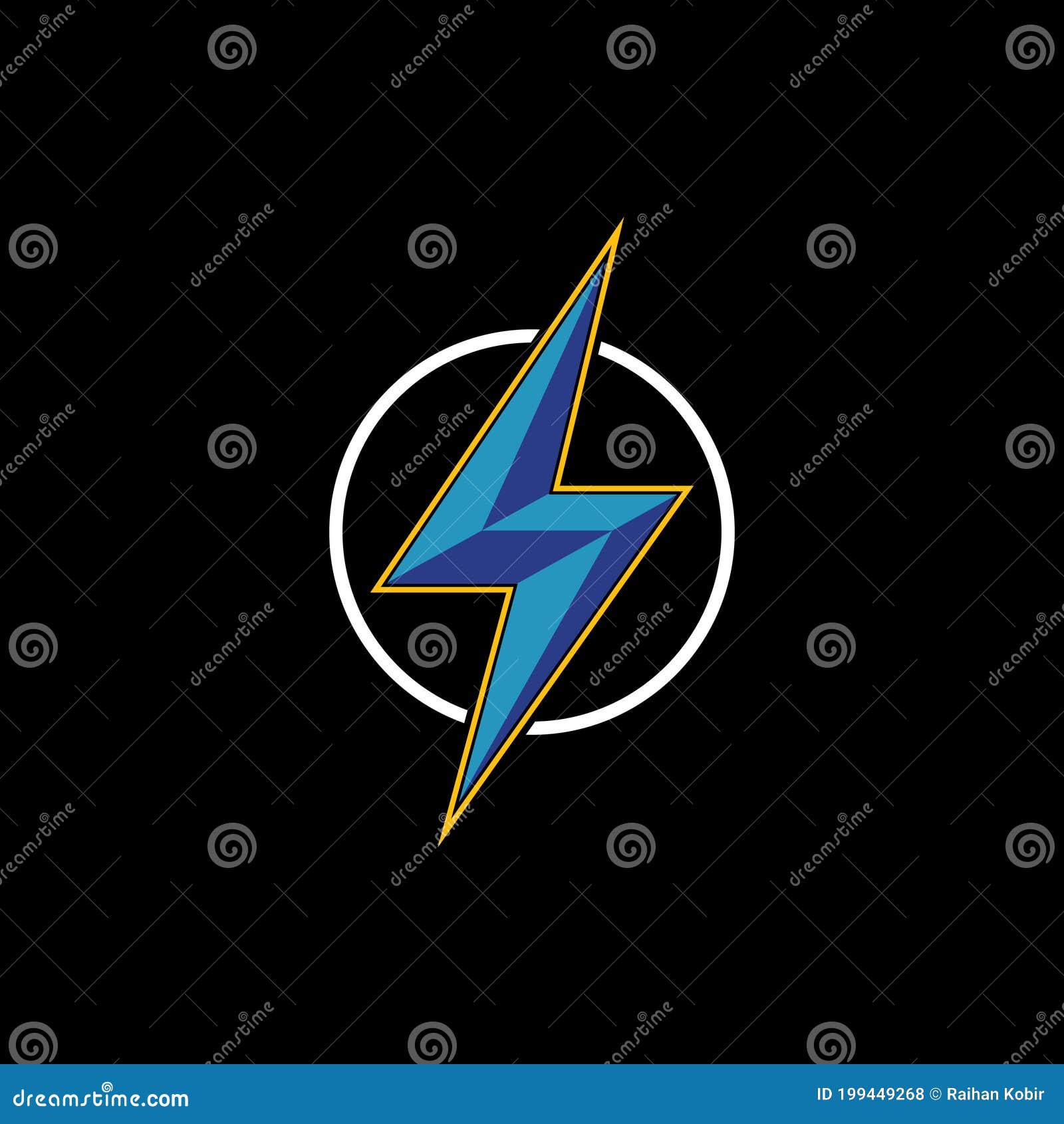This is Creative and Unique Electric Logo. Stock Illustration ...