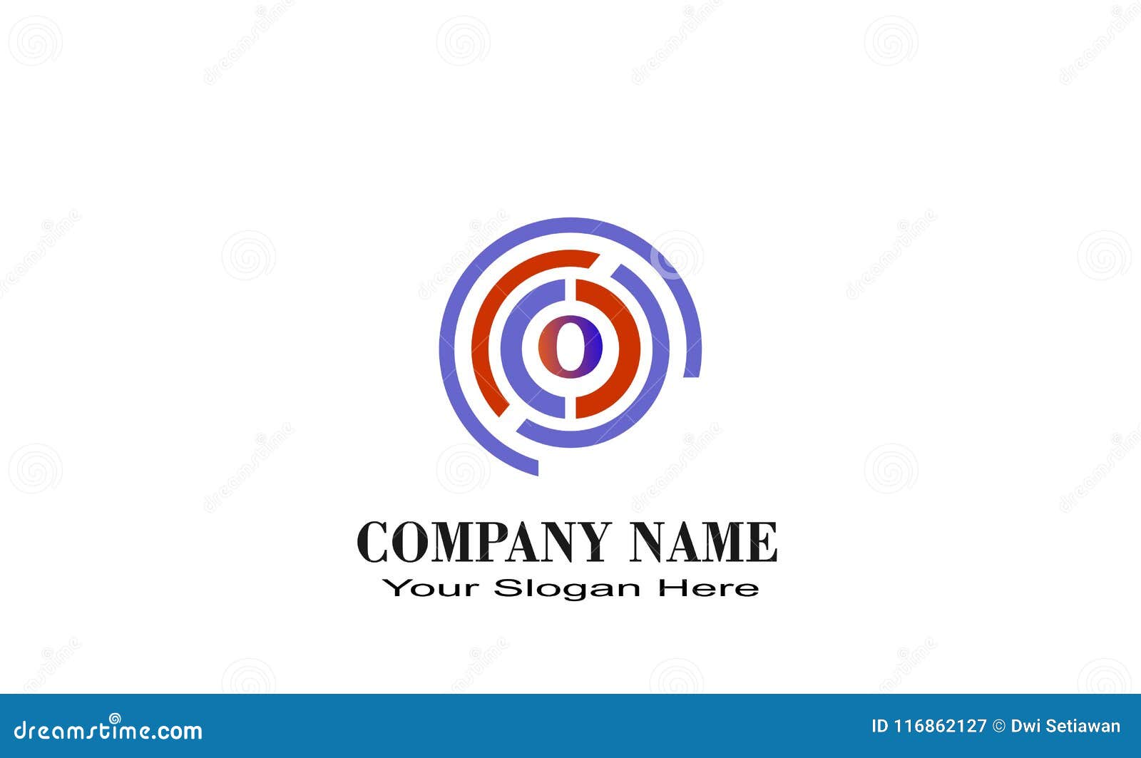 Creative Unique Letter O Design Logo Stock Vector - Illustration of ...
