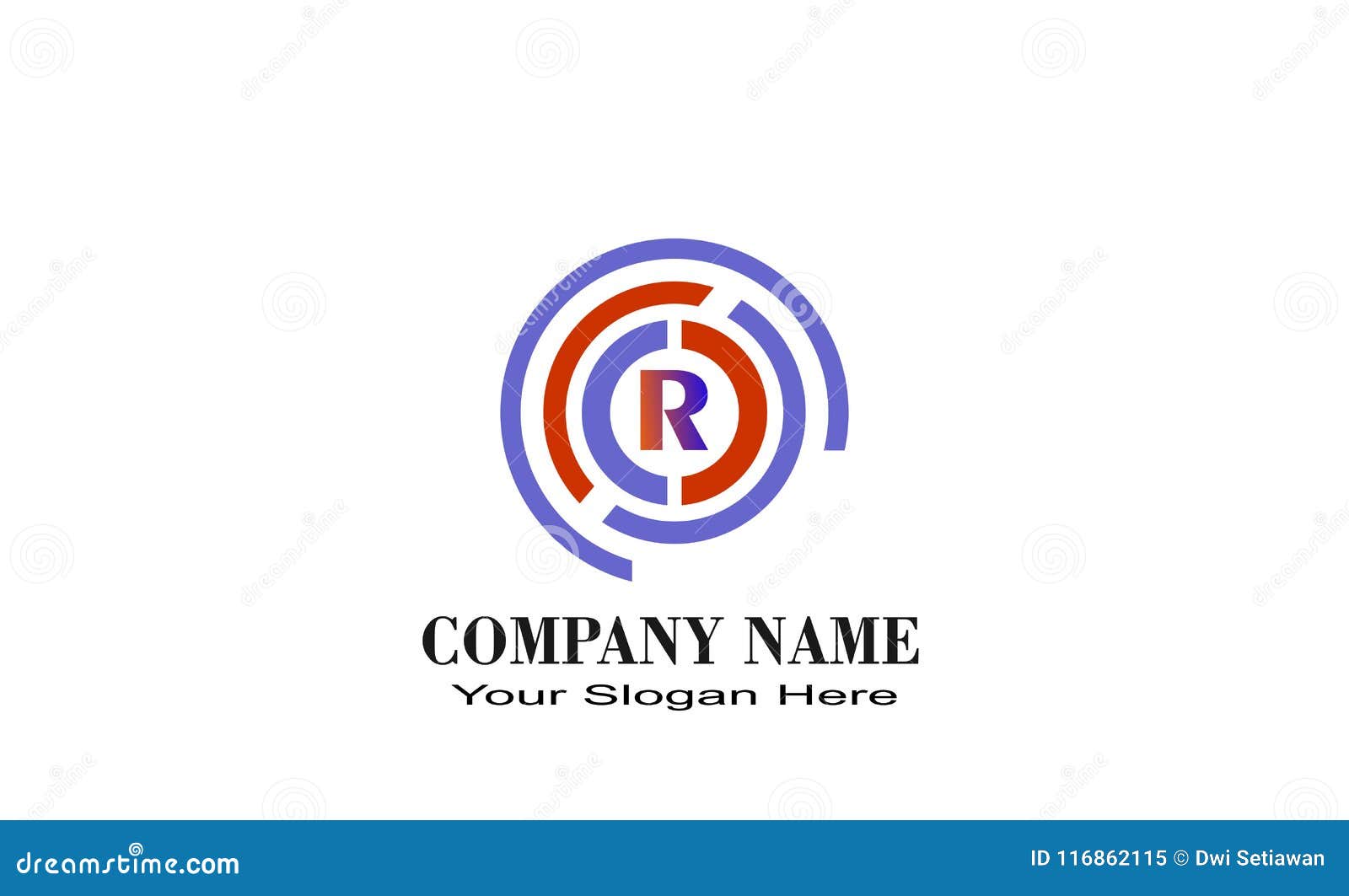 Creative Unique Letter R Design Logo Stock Vector - Illustration of ...