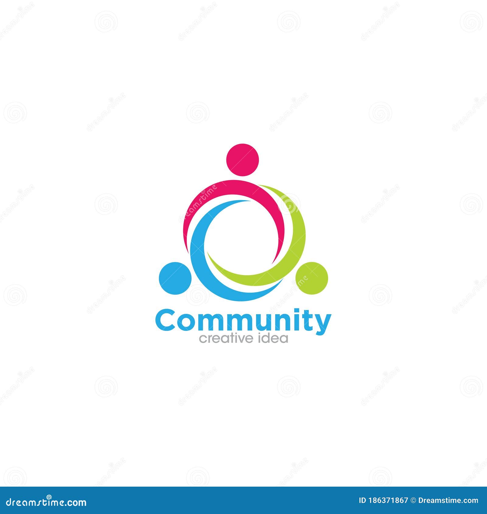 Creative Unity Logo and Icon Template Stock Vector - Illustration of ...