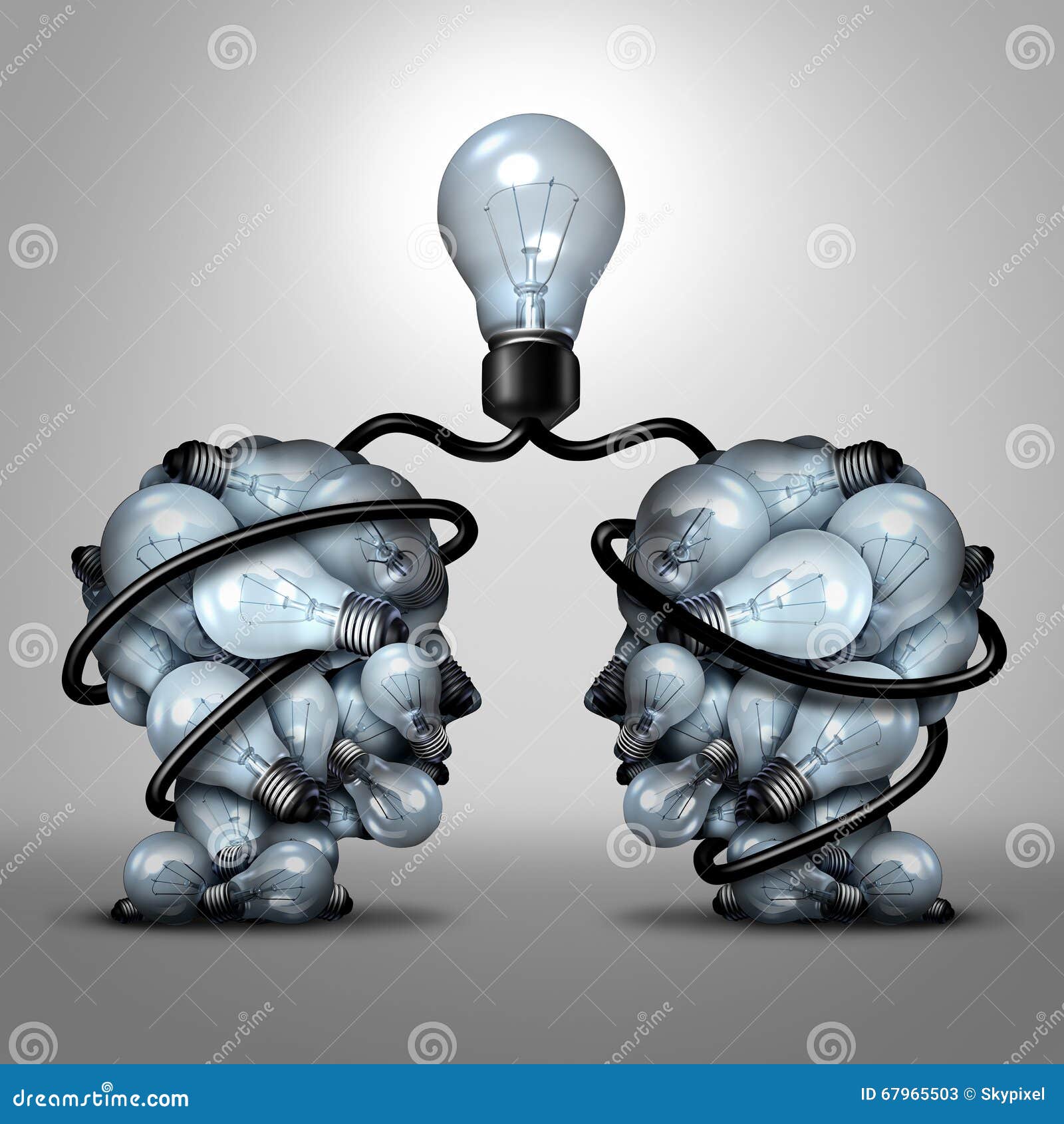 Creative Unity Partnership stock illustration. Illustration of ...