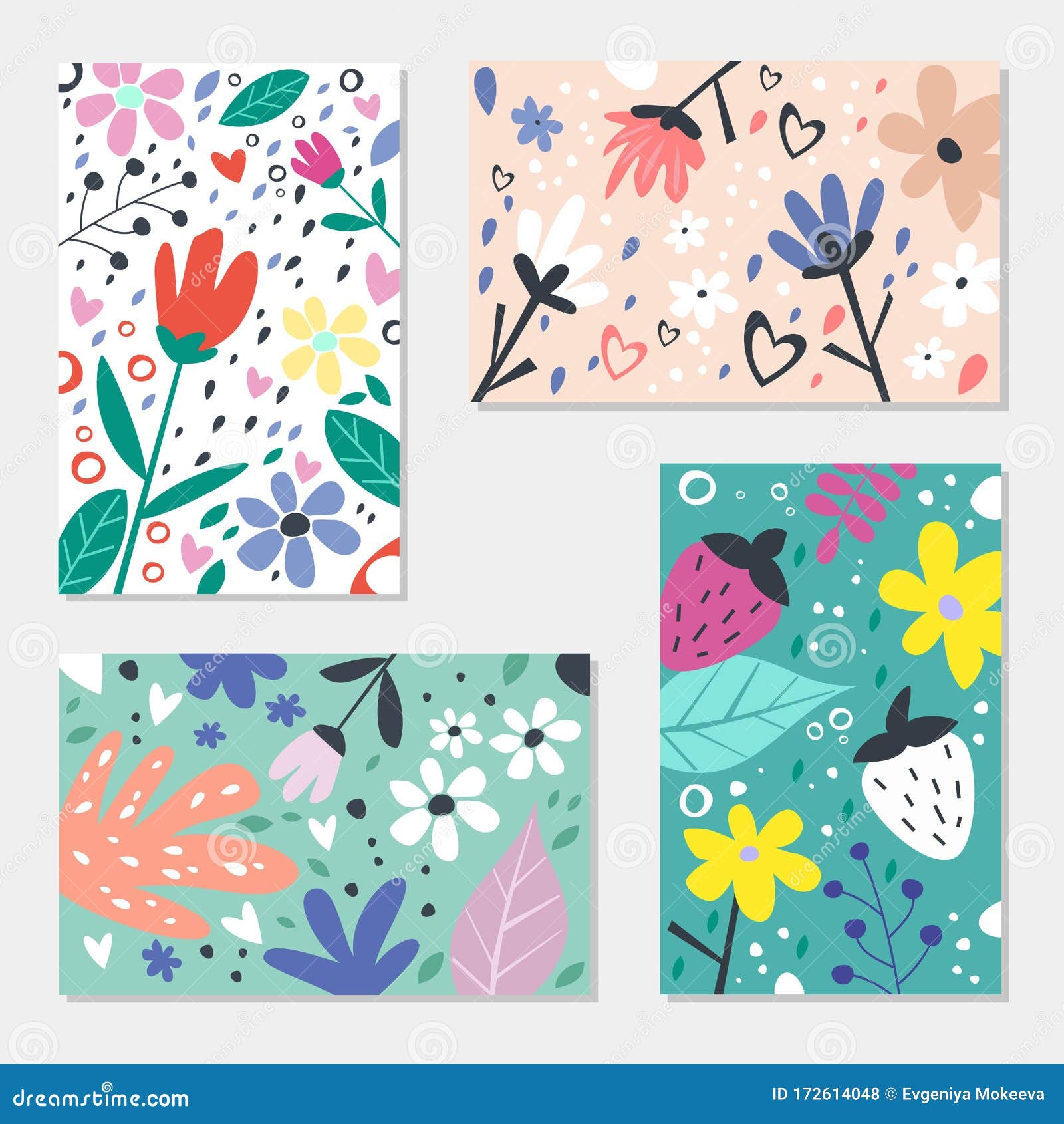 Creative Universal Abstract Cards Stock Illustration - Illustration of ...