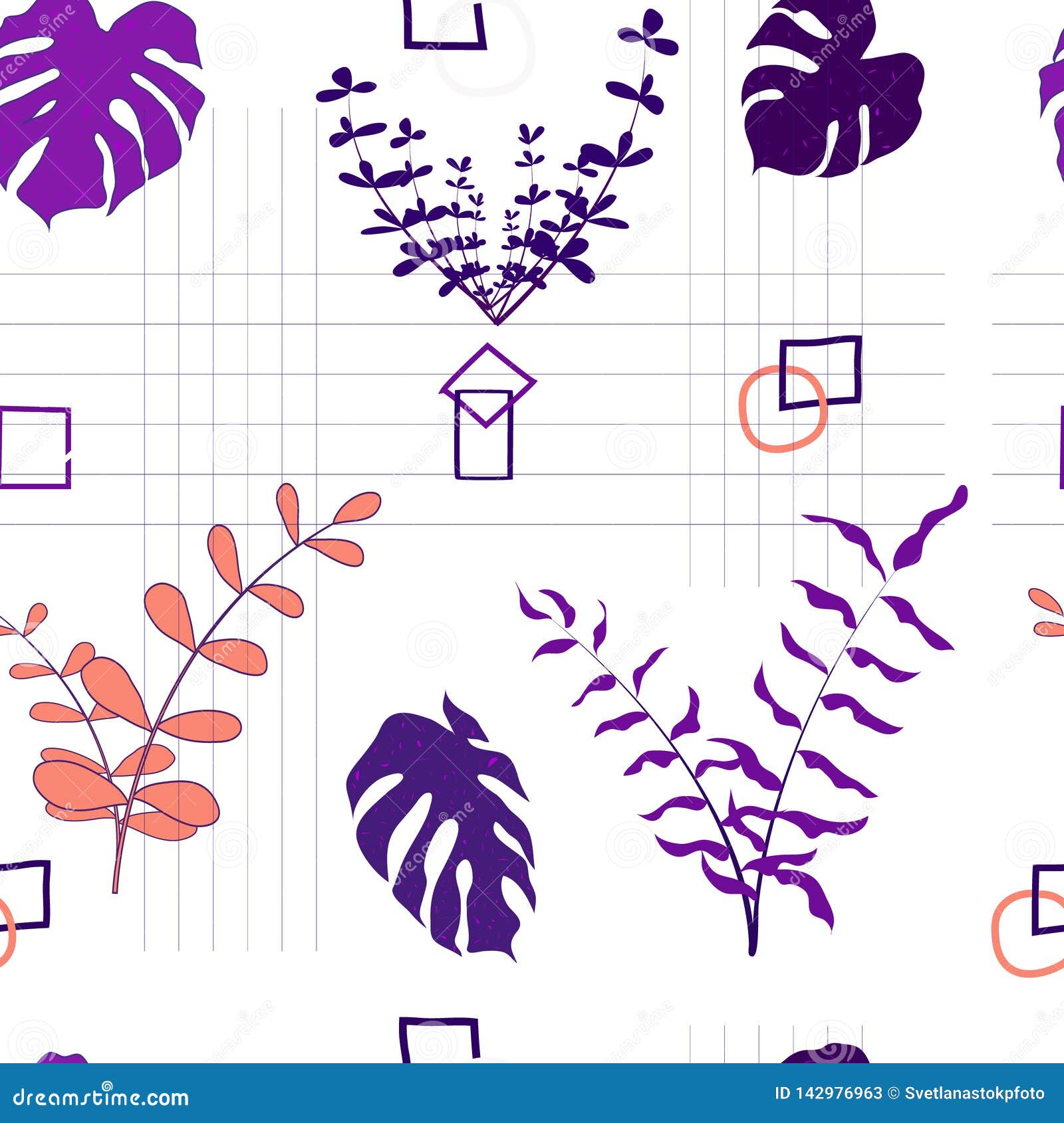 Creative Universal Floral Seamless Pattern Header in Tropical Style ...