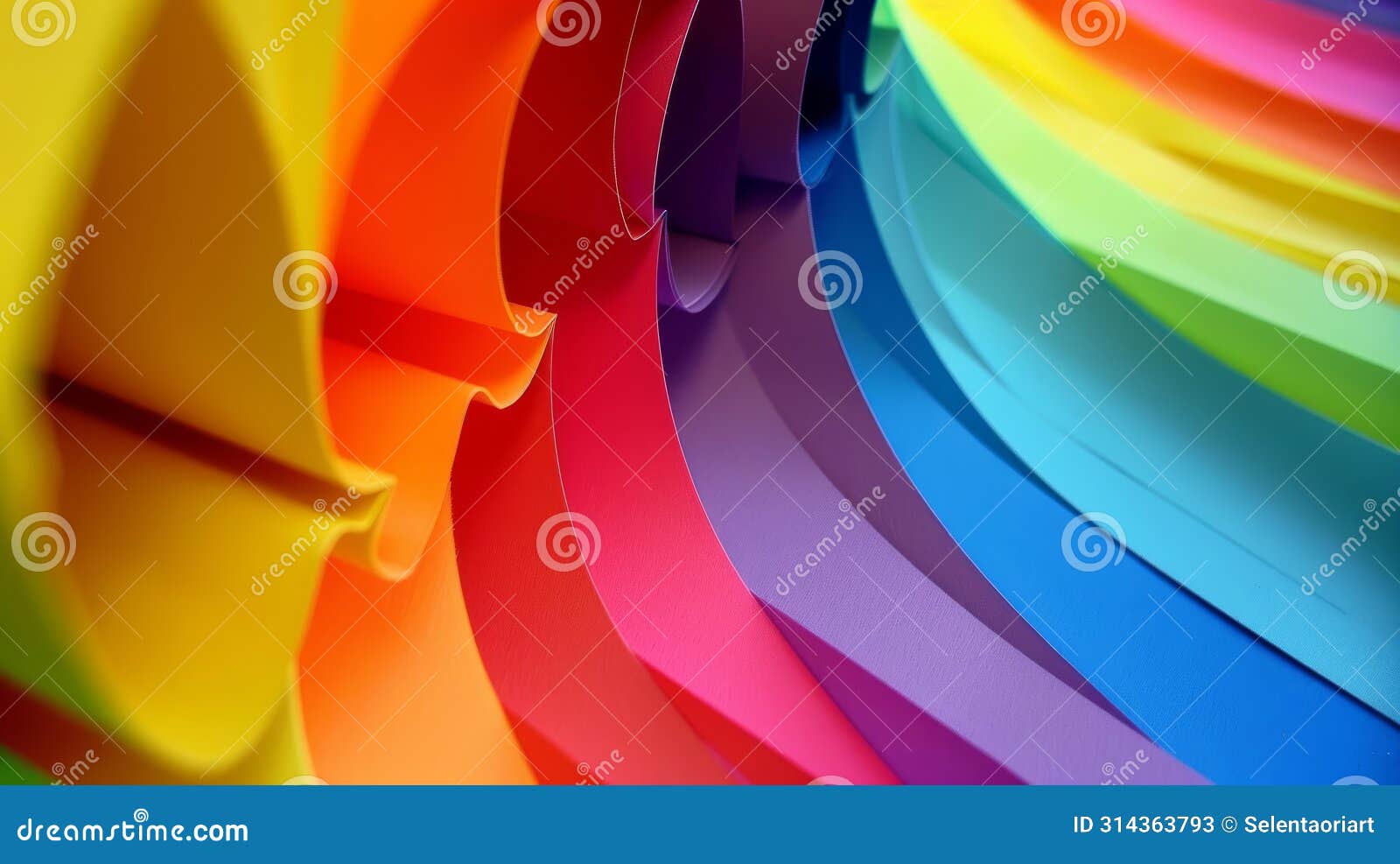 Creative Use of Colored Paper in Projects Stock Illustration ...