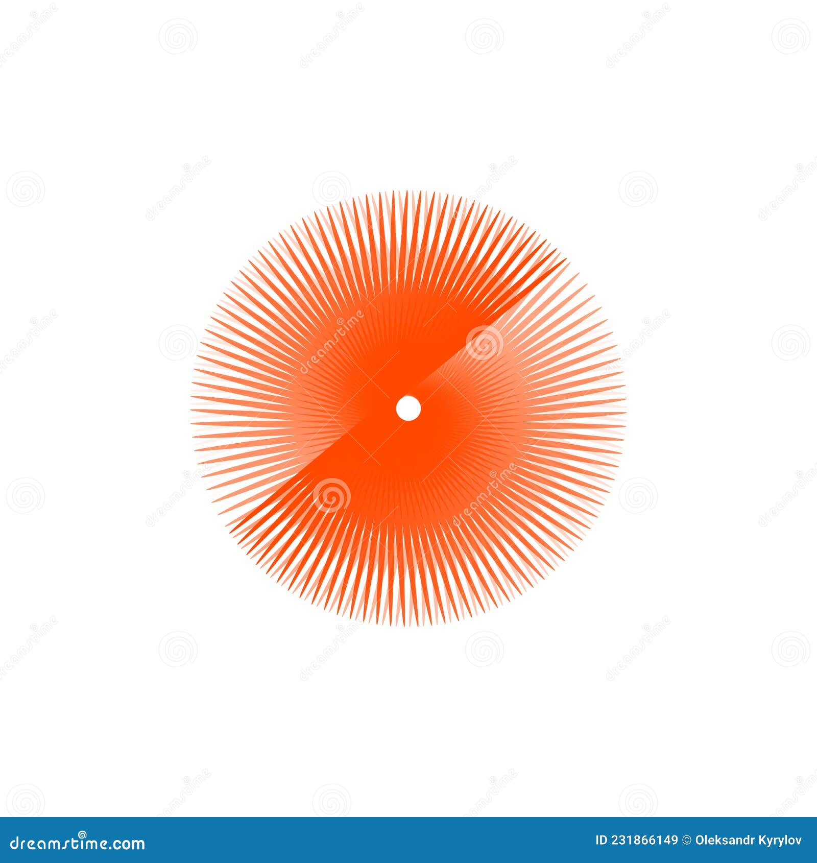Creative Vector Illustration of Geometric Sun Beams. Stock Vector ...