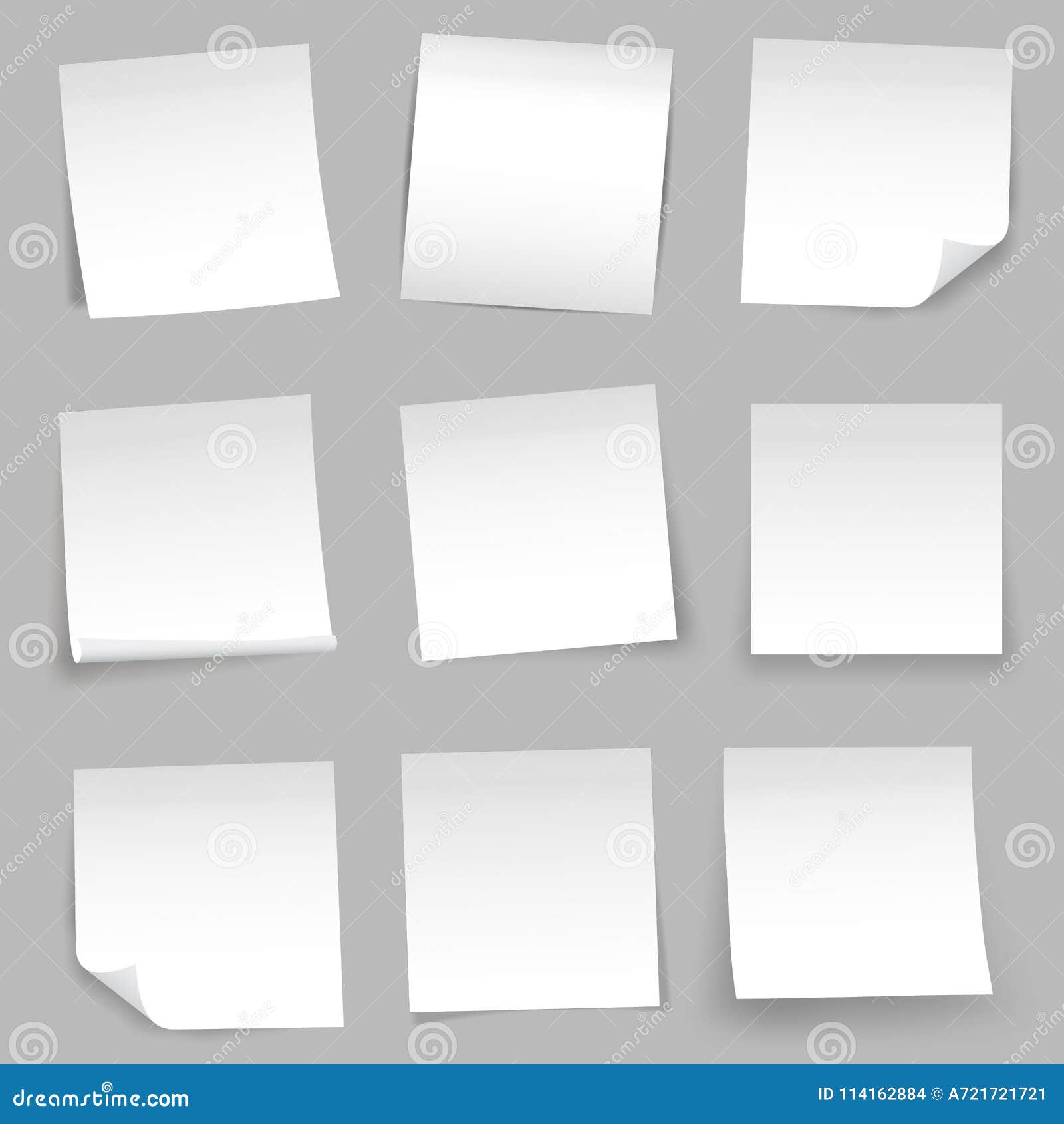 Creative Vector Illustration Of Post Note Papers Sticker Pin Isolated ...