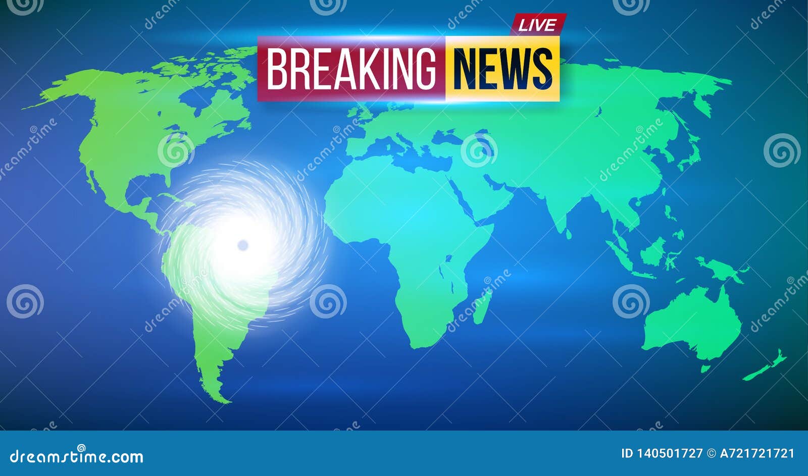 Creative Vector Illustration of Realistic Hurricane Cyclone Wind ...