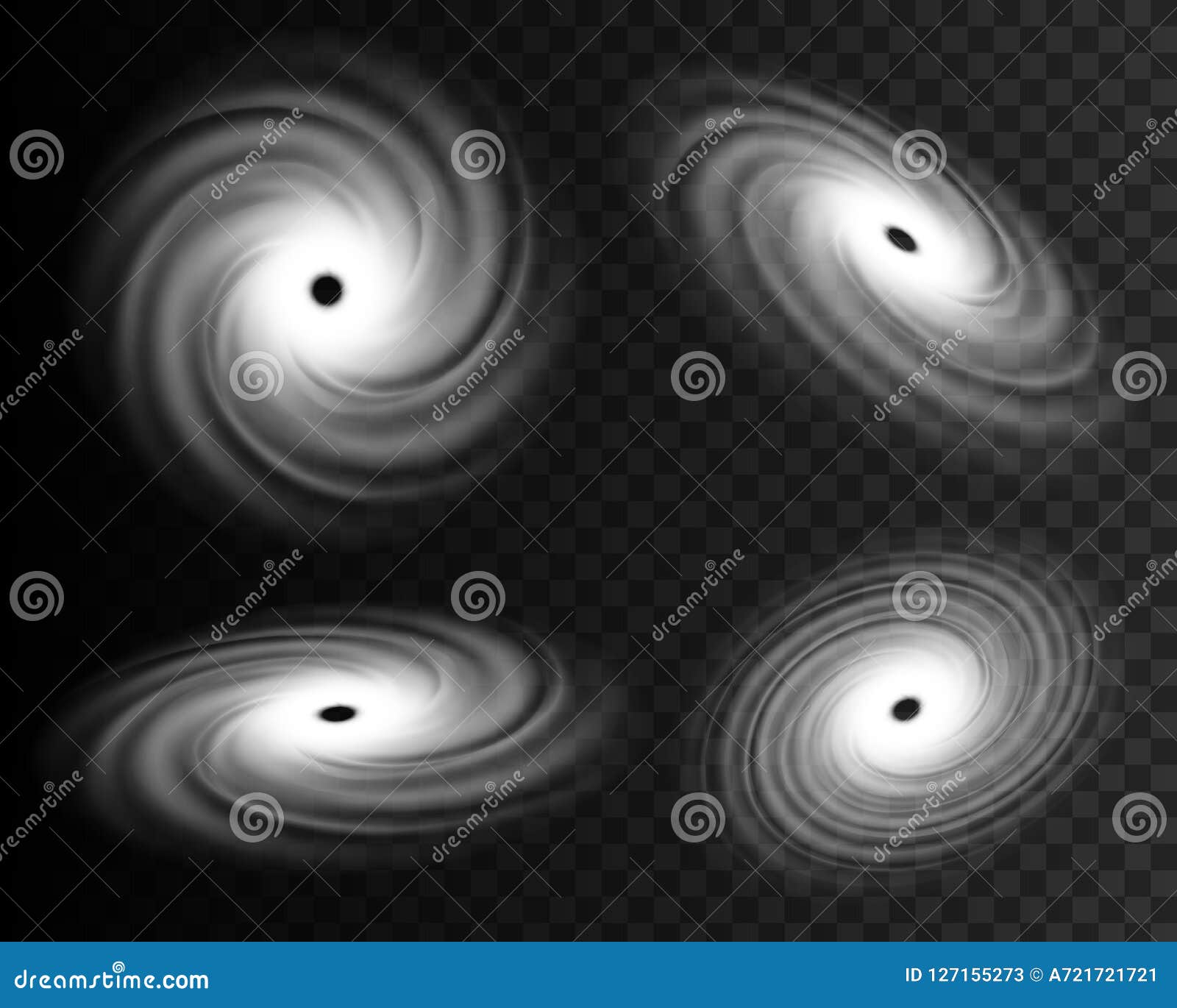 Creative Vector Illustration of Realistic Hurricane Cyclone Wind ...