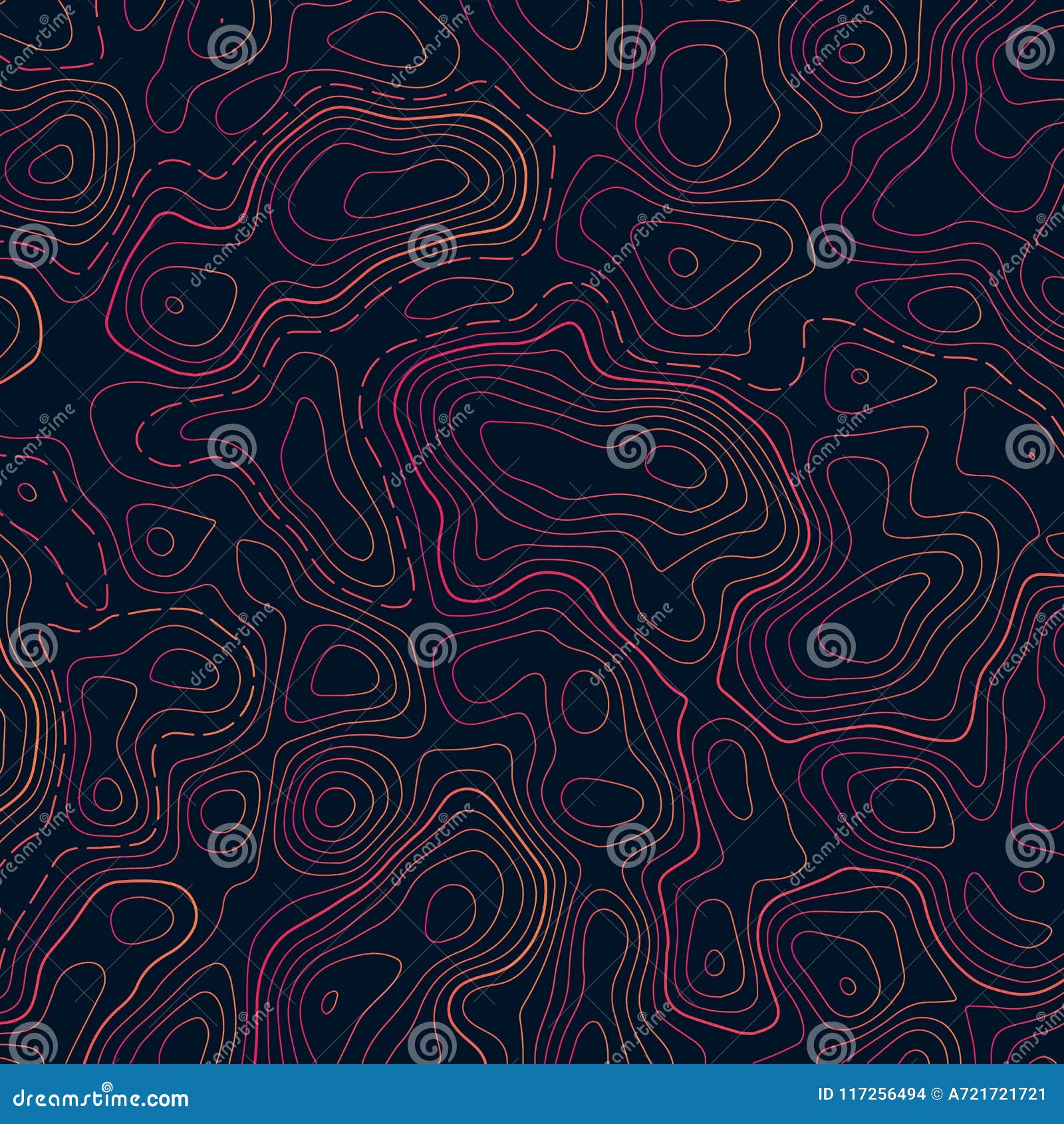 Topographic Map Contour Background. Topography Map Elevation. Contour ...