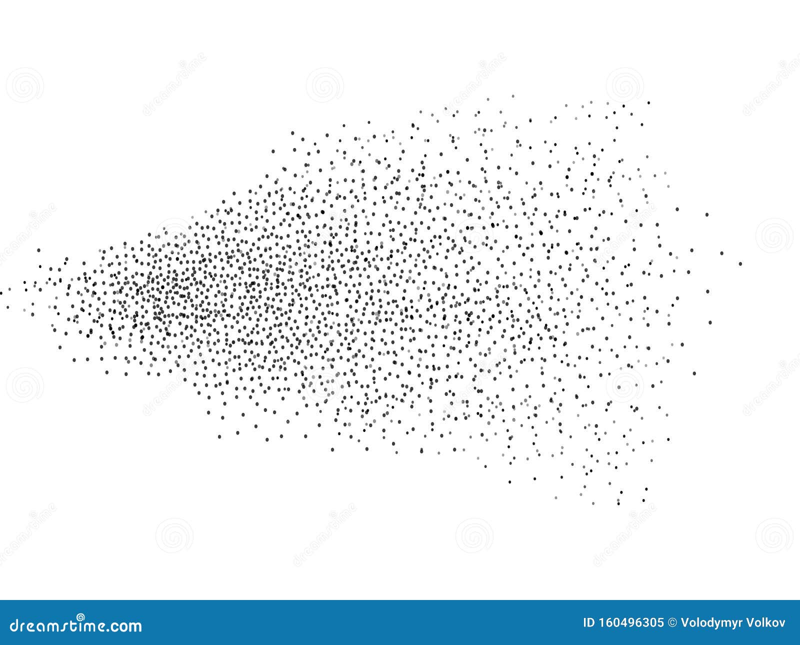 Creative Vector Illustration of Water Spray Mist Isolated on ...