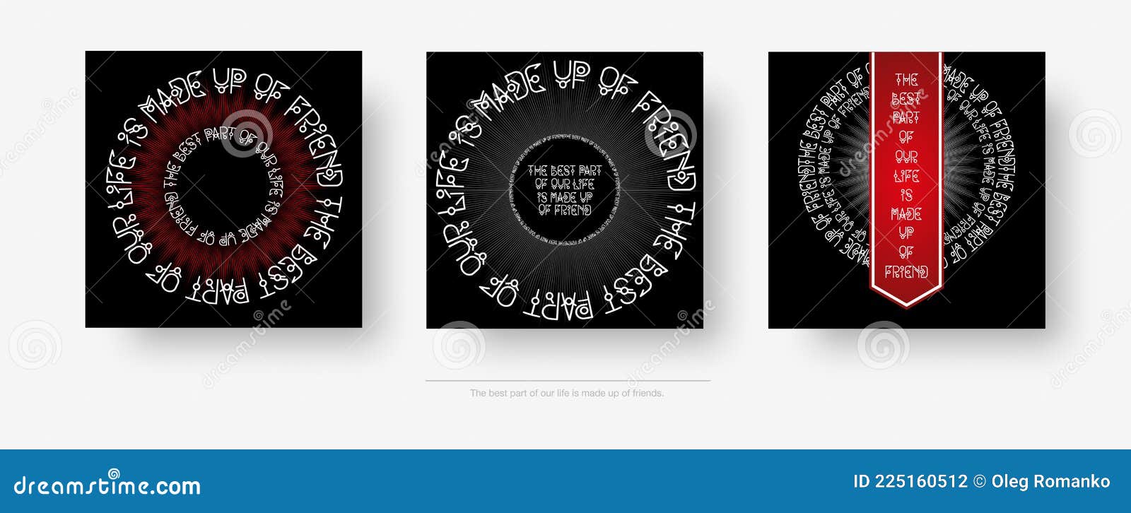 Creative Vector Inscription with Meaning, White Letters on a Black ...