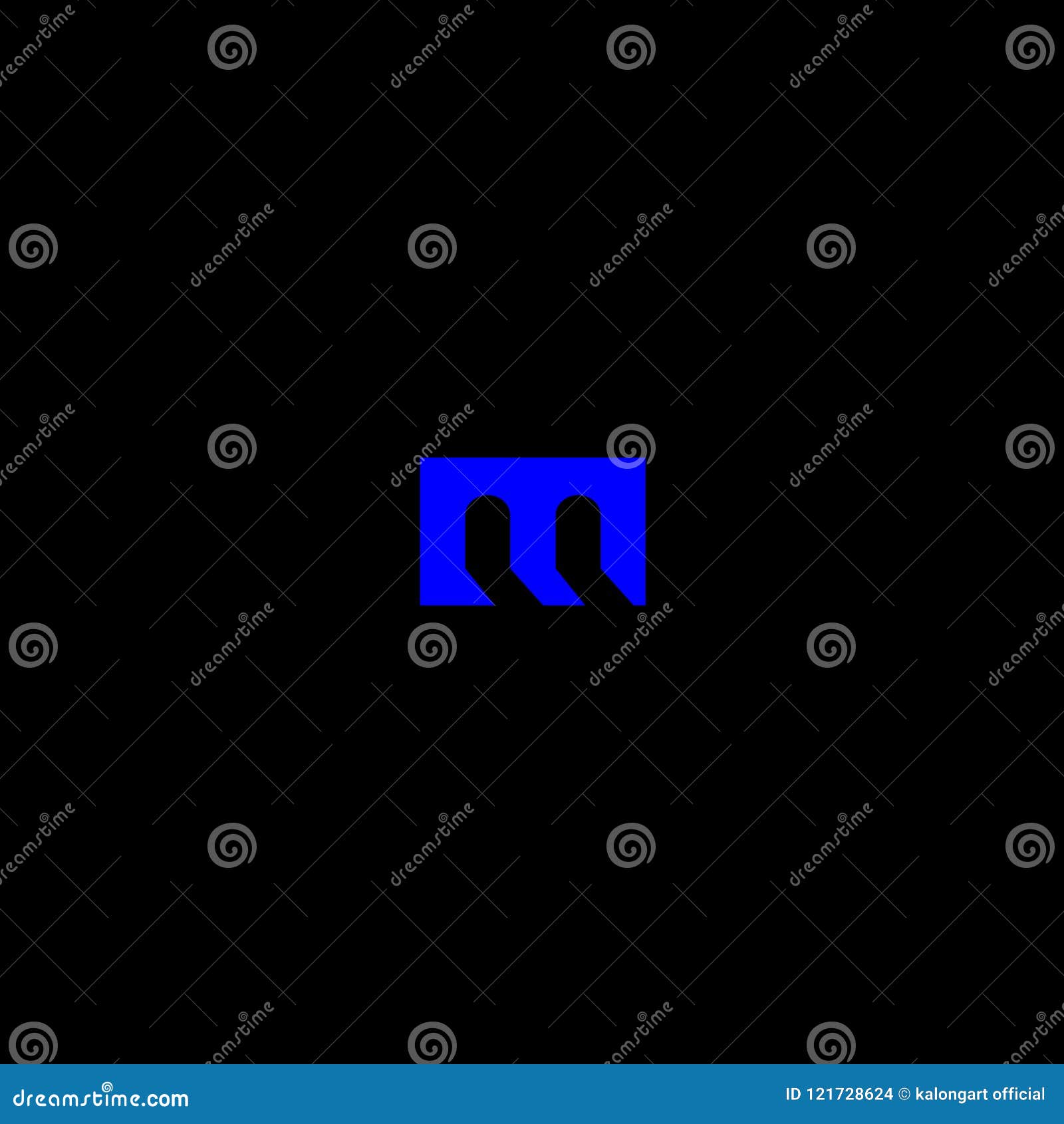 Creative Vector Line Letter M Alphabet Symbol Stock Vector ...