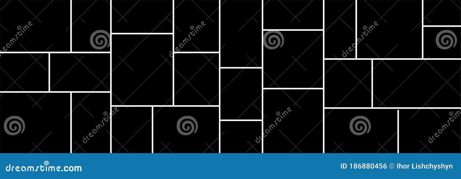 Creative Vector Template Collage Consisting of 26 Frames for a Photo of ...