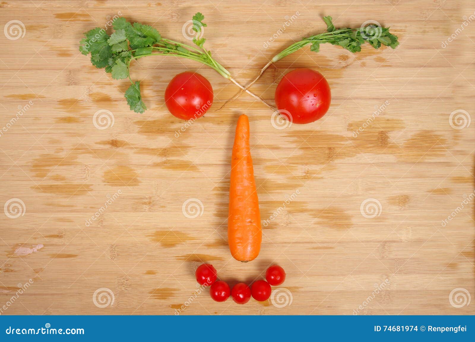 Creative Vegetable Smiling Face Stock Photo - Image of agriculture ...