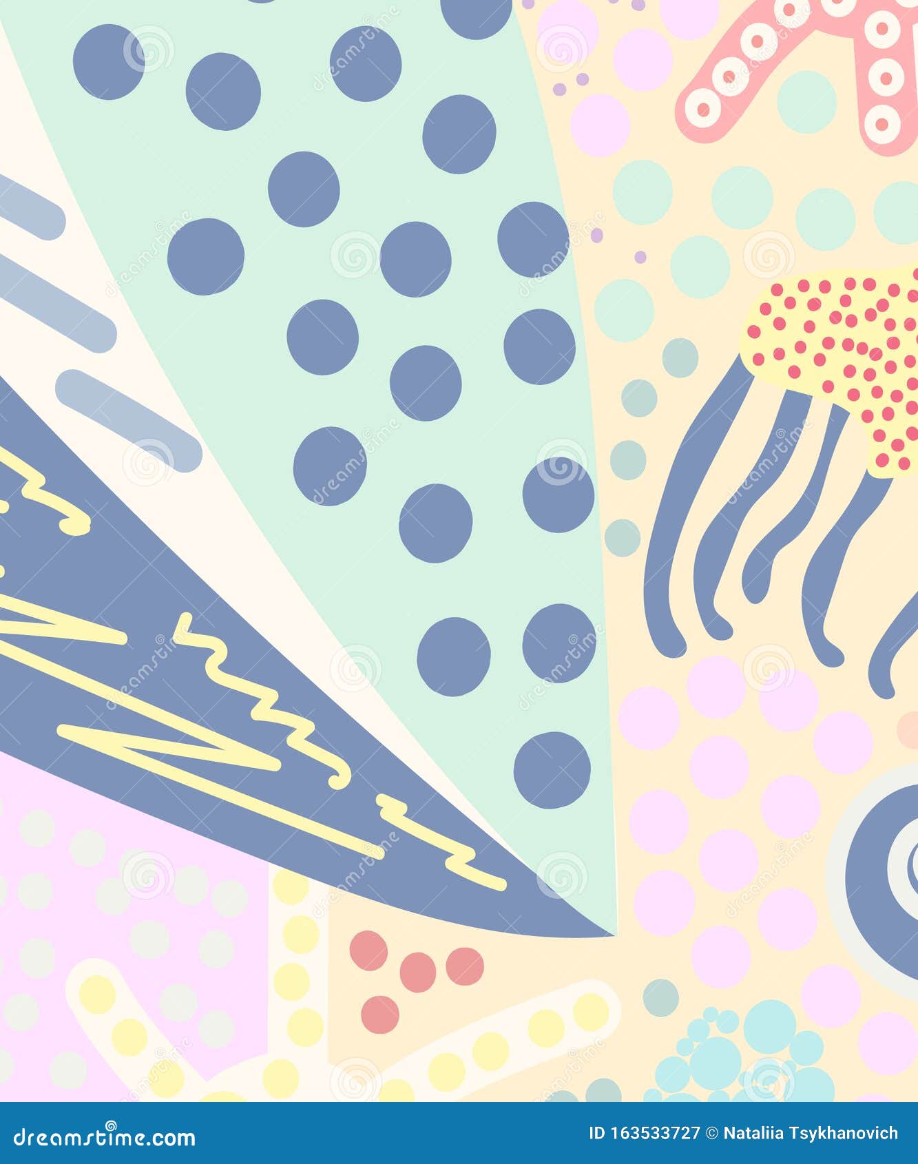 Artistic Header with Flowers and Leaves. Graphic Design Stock ...