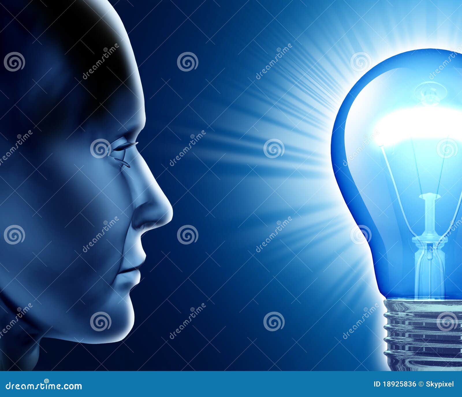 Creative vision stock illustration. Illustration of design - 18925836