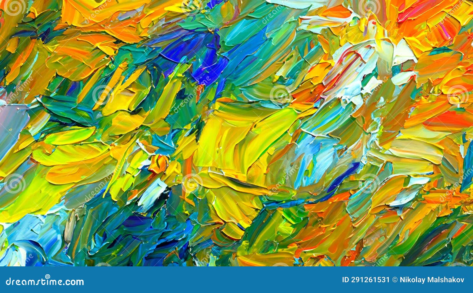 Creative Vision: Abstract Oil Painting As a Background Stock Image ...