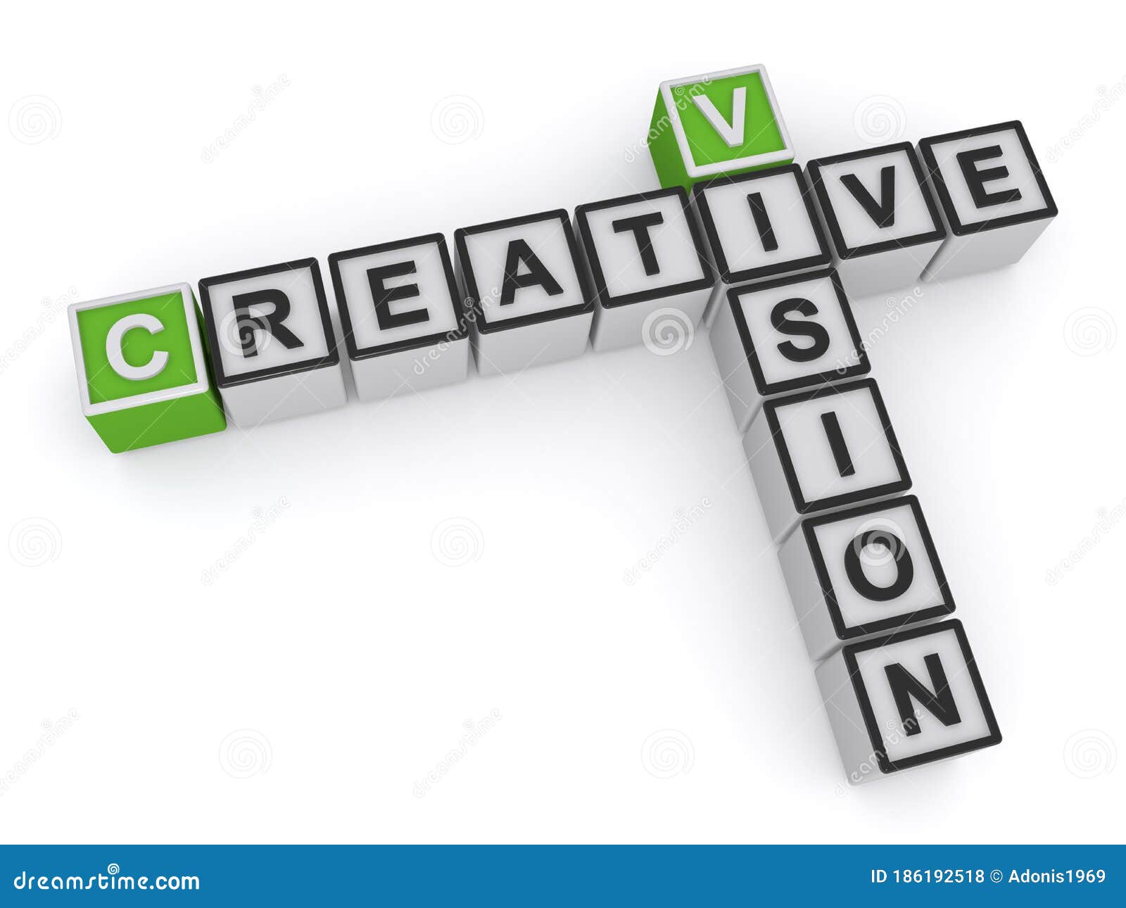 Vision Word Made From Mechanic Alphabet Stock Illustration ...