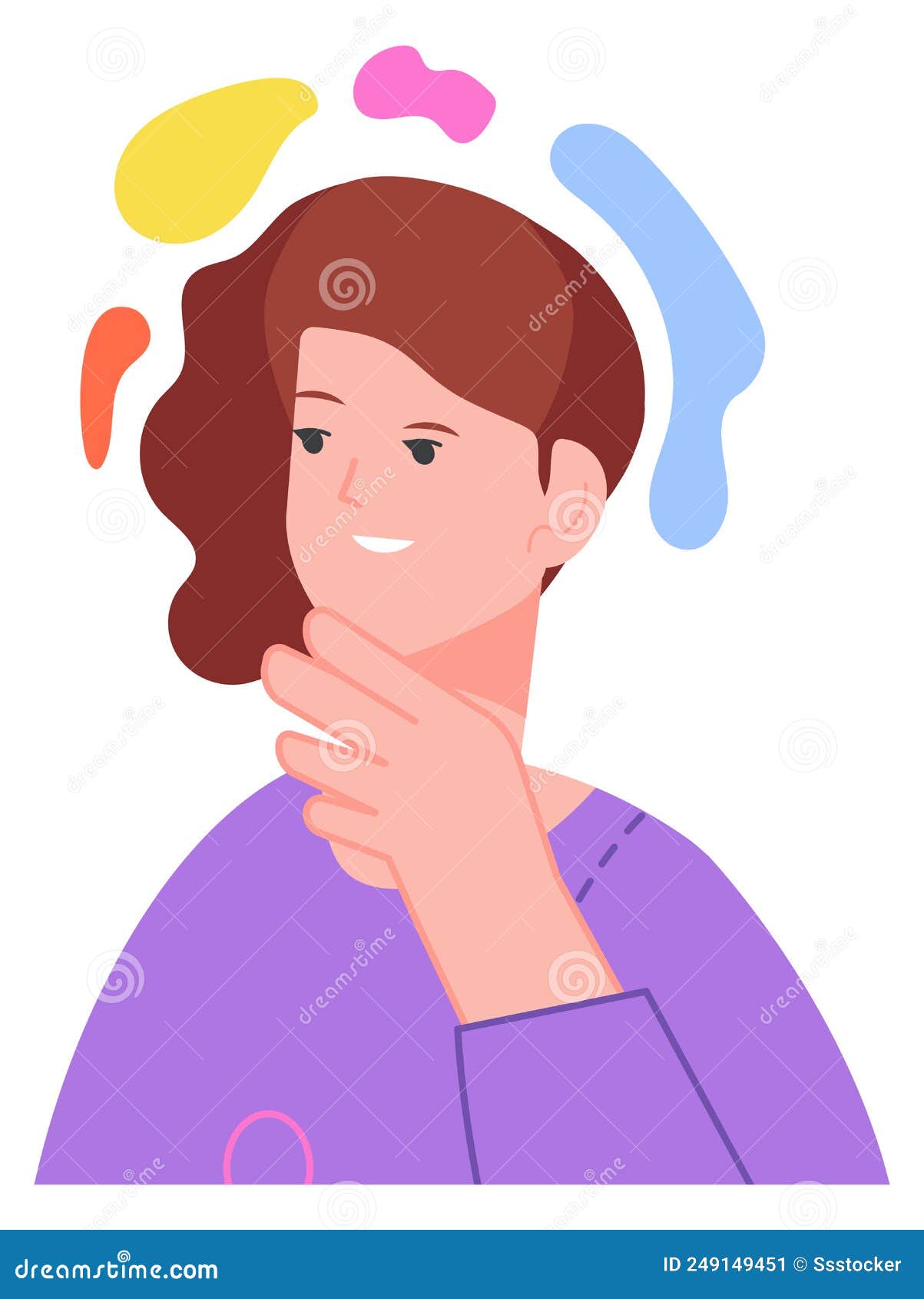 Creative Intellect Capable Of Various Vector Illustration ...