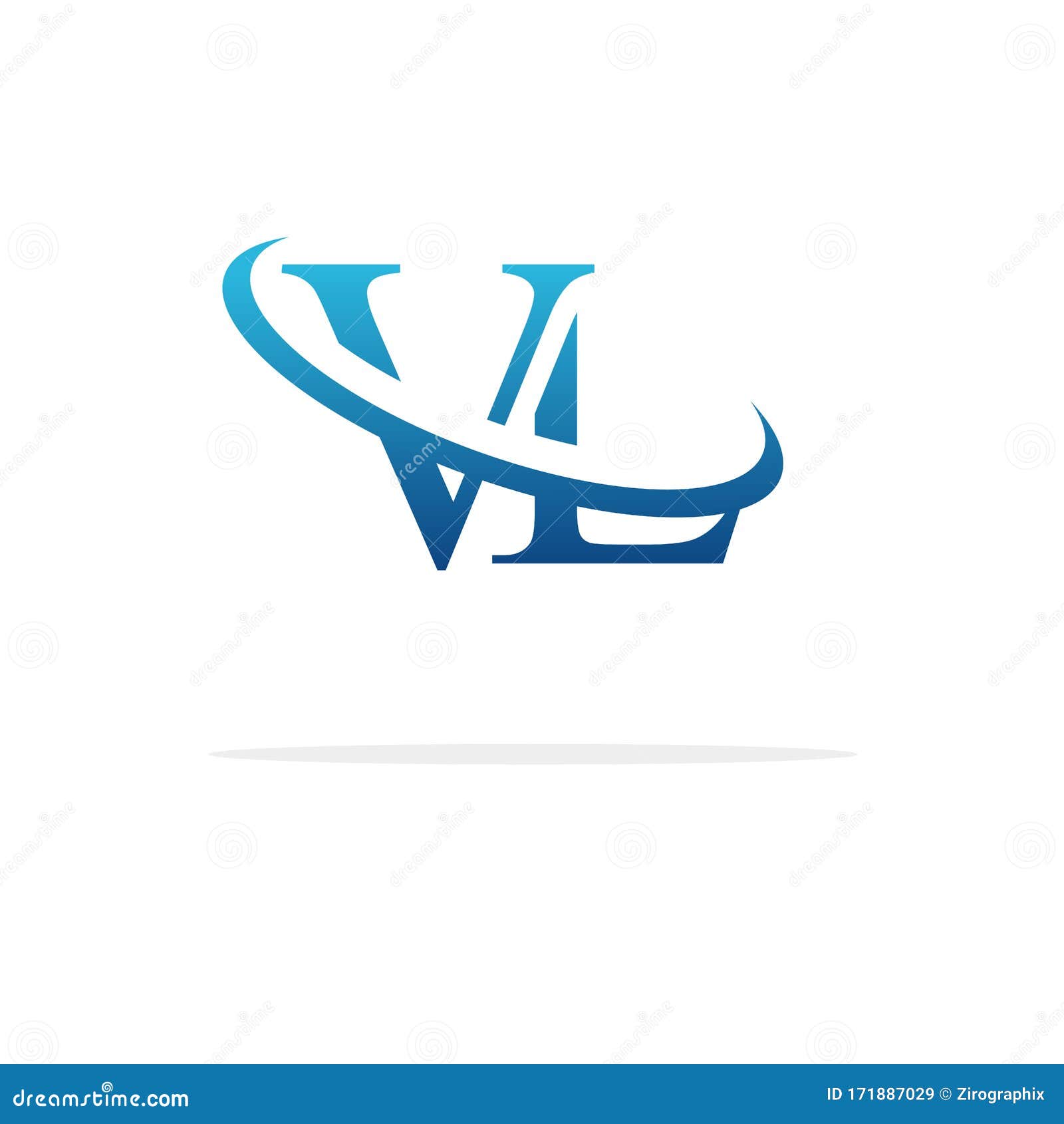 Creative VL Logo Icon Design Stock Vector - Illustration of clean ...
