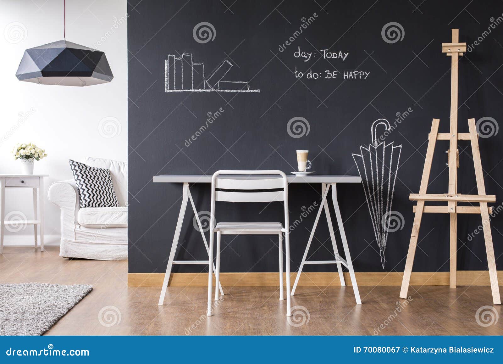 Creative wall idea stock image. Image of lifestyle, creative - 70080067